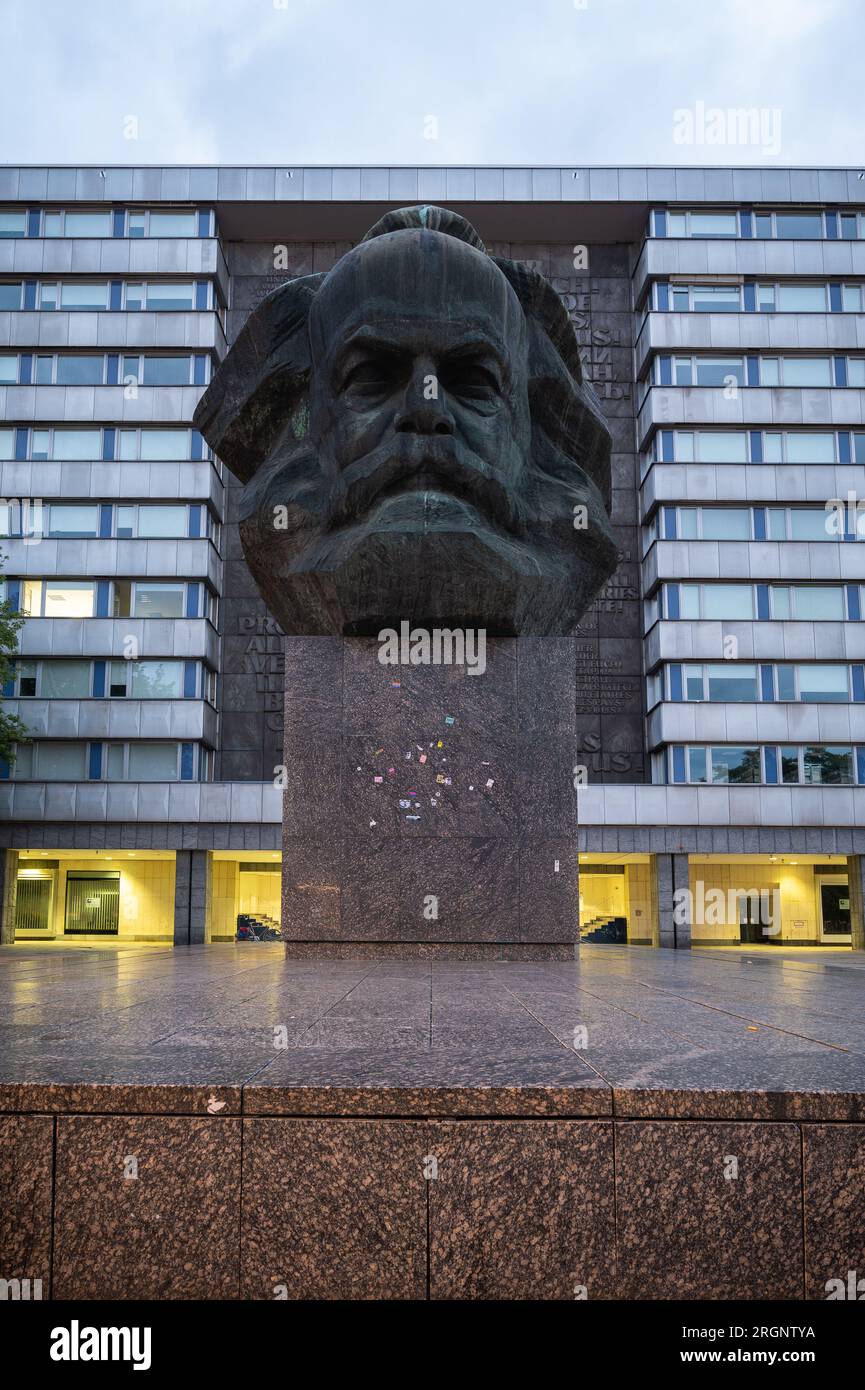 The Karl Marx Monument, Chemnitz - Germany Stock Photo - Alamy