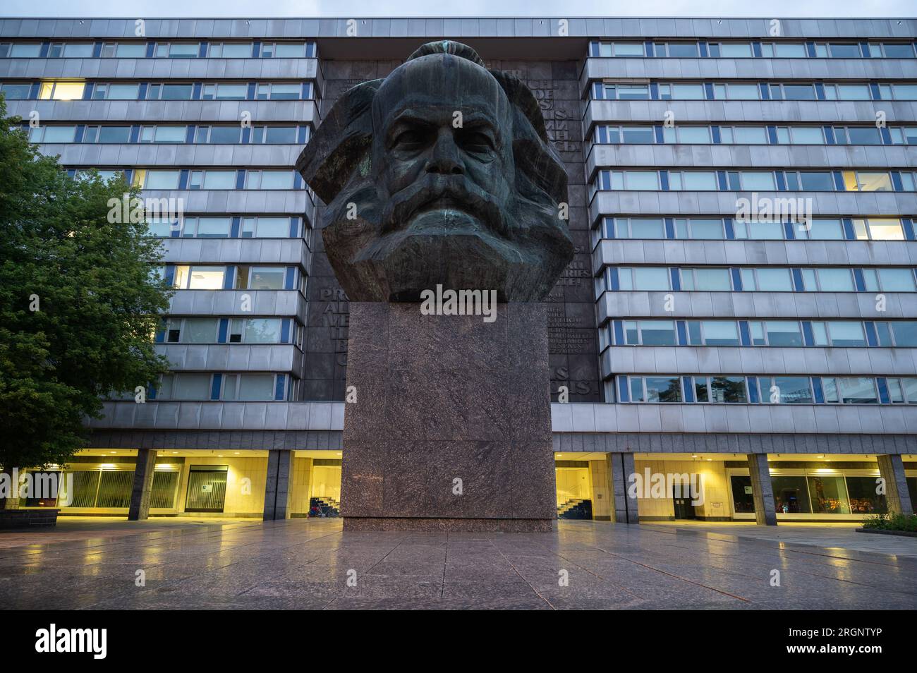 The Karl Marx Monument, Chemnitz - Germany Stock Photo - Alamy