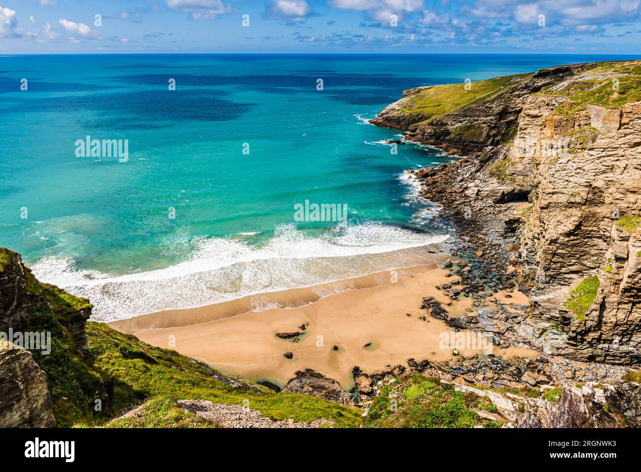 Penhallic point cornwall coast hi-res stock photography and images - Alamy