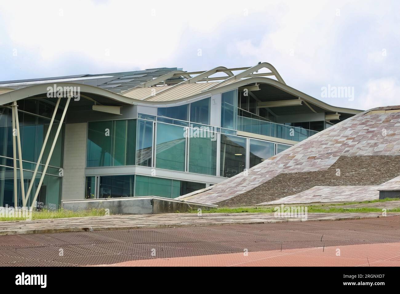 City of Culture of Galicia modern architecture buildings unfinished ...