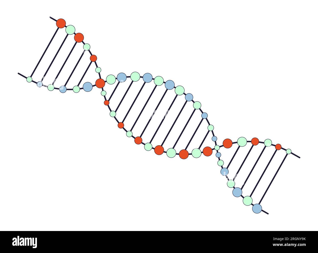 Dna animation Stock Vector Images - Alamy