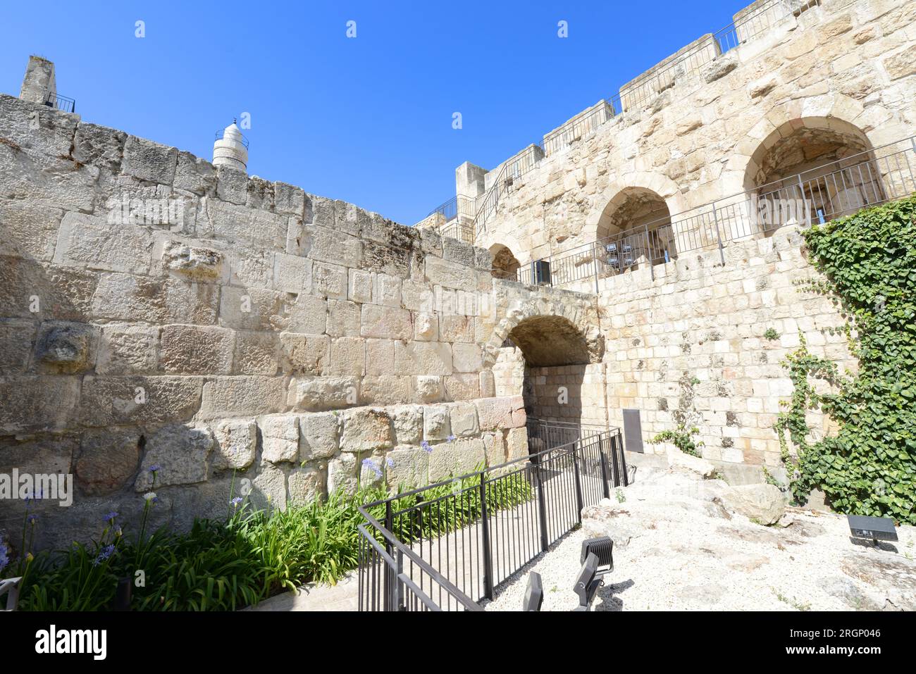 A view of the inner ground of the Citadel with the archaeological ...