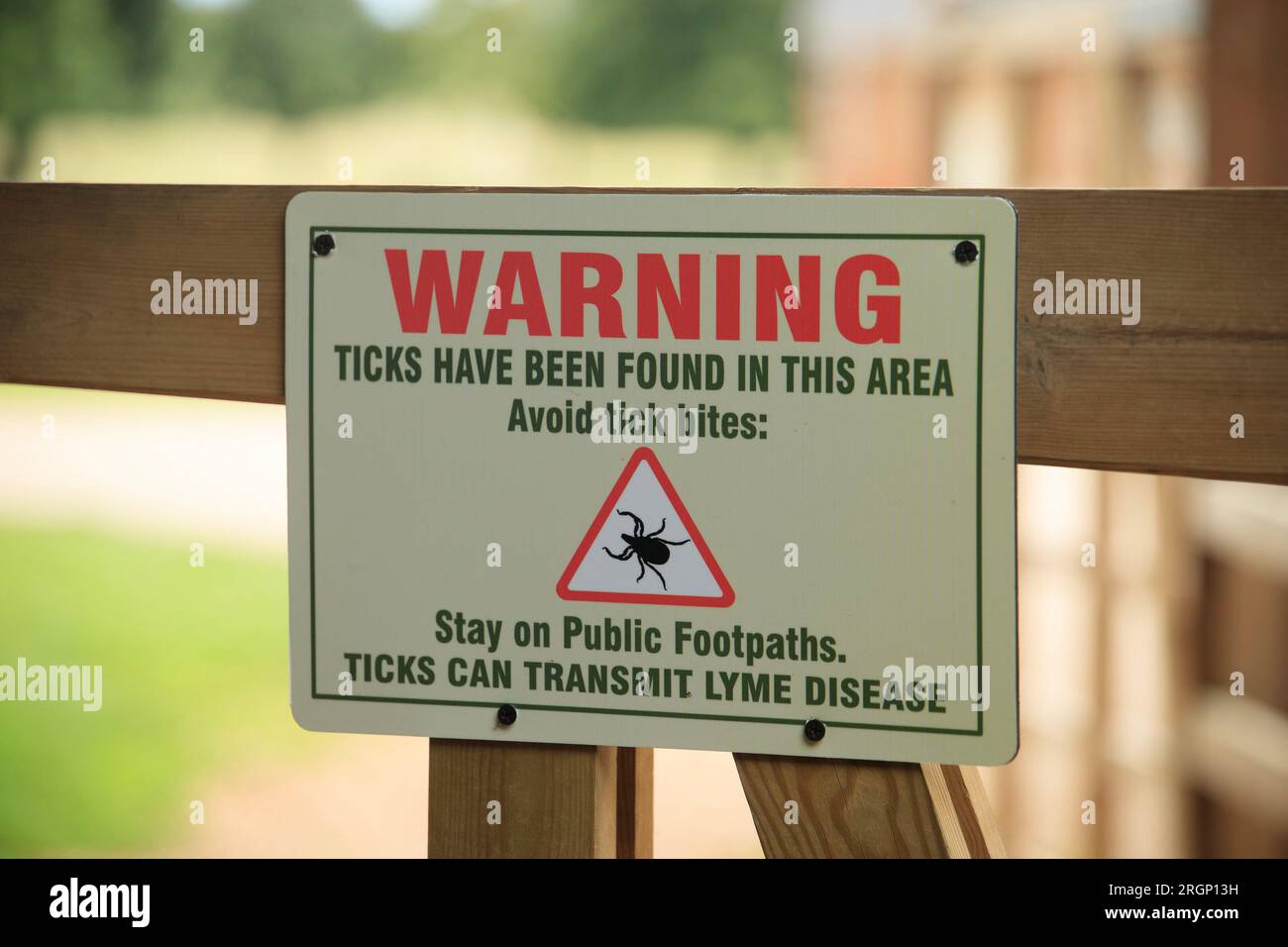 Lyme disease uk sign hi-res stock photography and images - Alamy