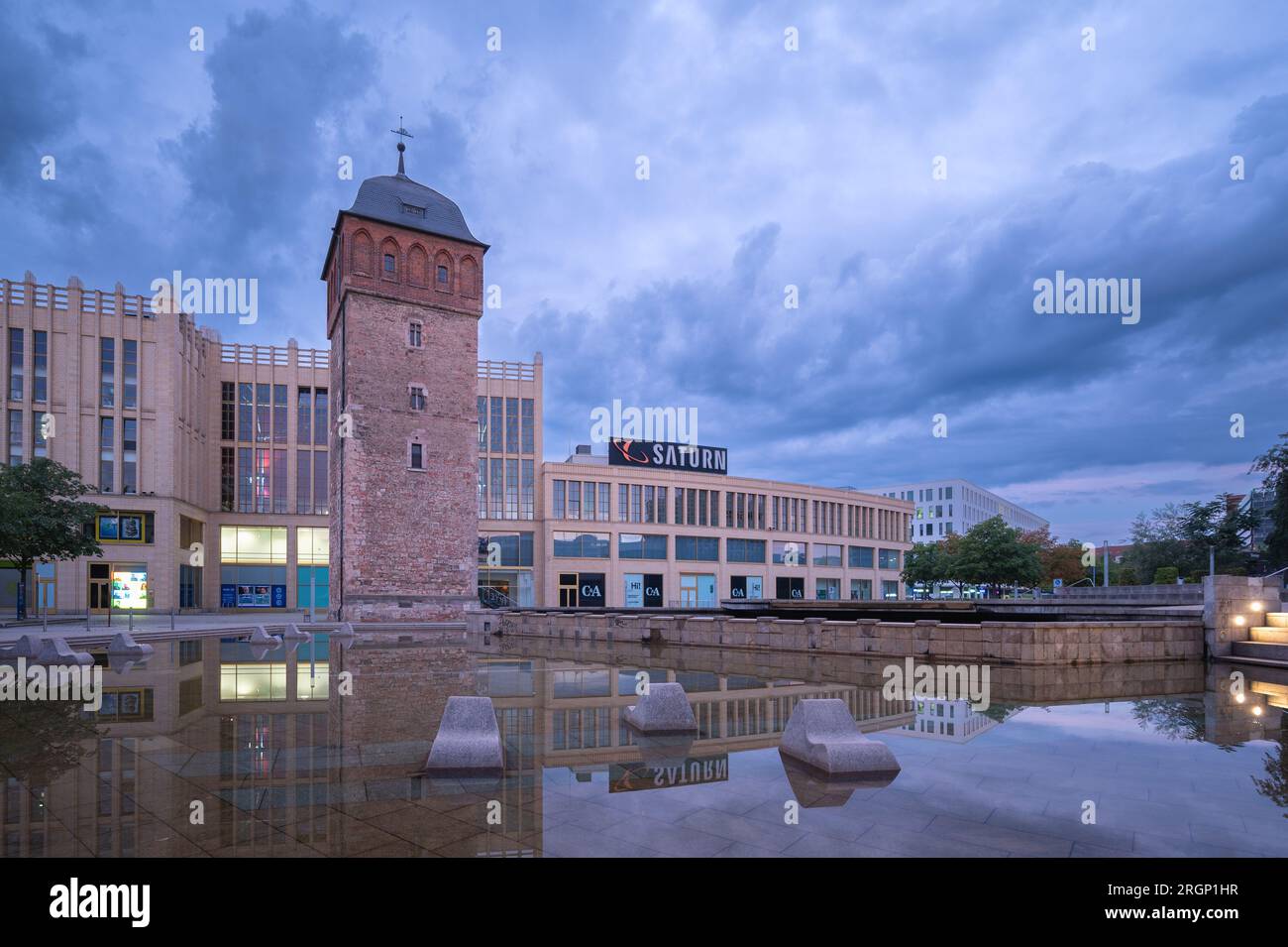 Red tower chemnitz germany hi-res stock photography and images - Alamy