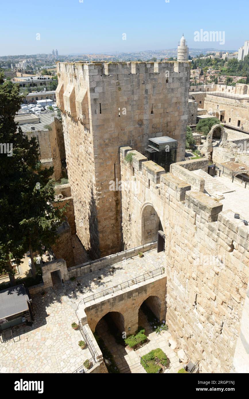 Citadel moat and jerusalem hi-res stock photography and images - Alamy
