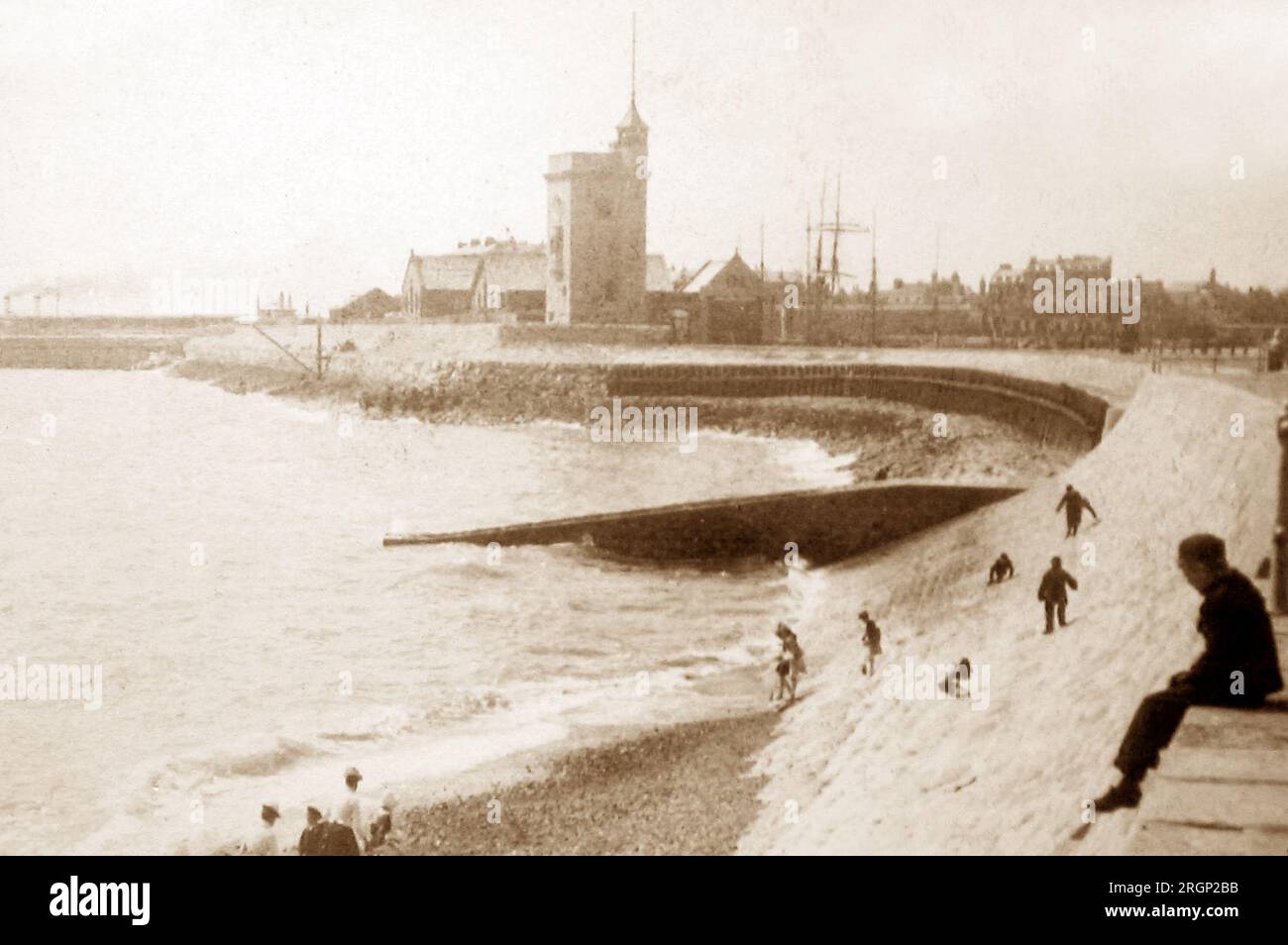 Dover Clock Tower, Victorian period Stock Photo - Alamy