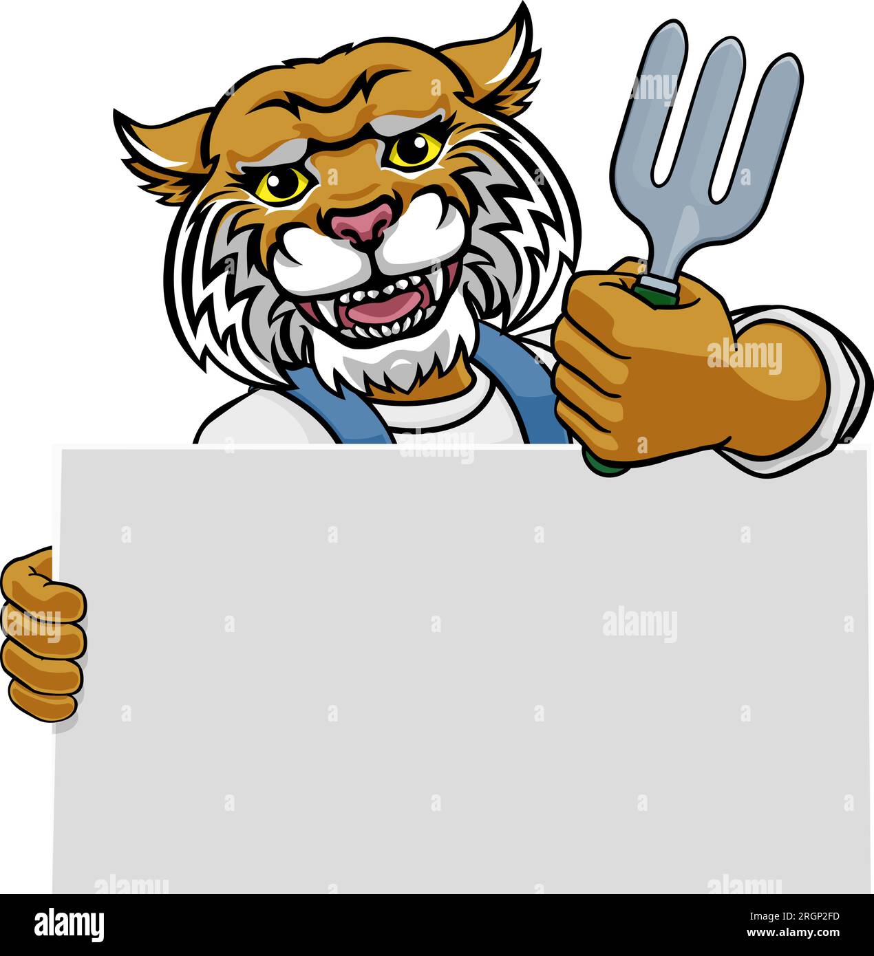 Cartoon cat gardener hi-res stock photography and images - Alamy