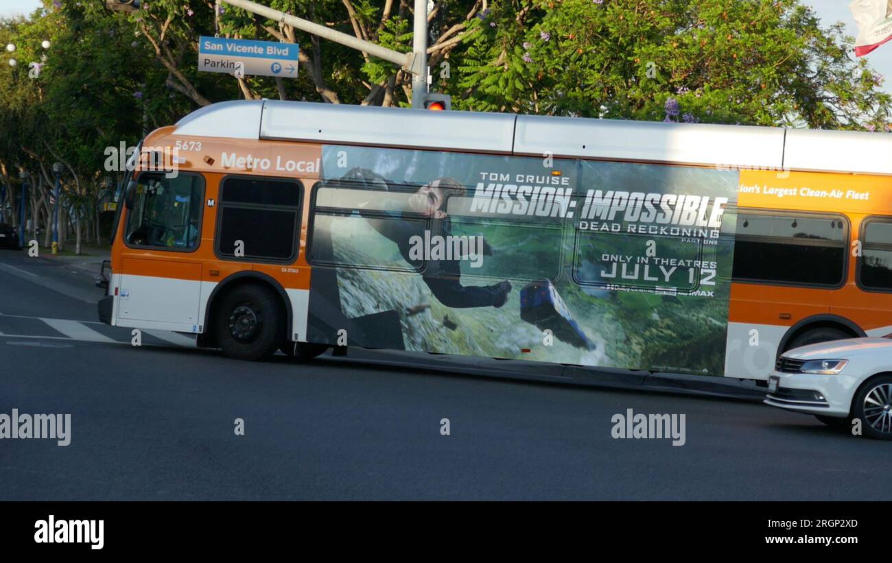 Los Angeles, California, USA 10th August 2023 Tom Cruise Mission ...