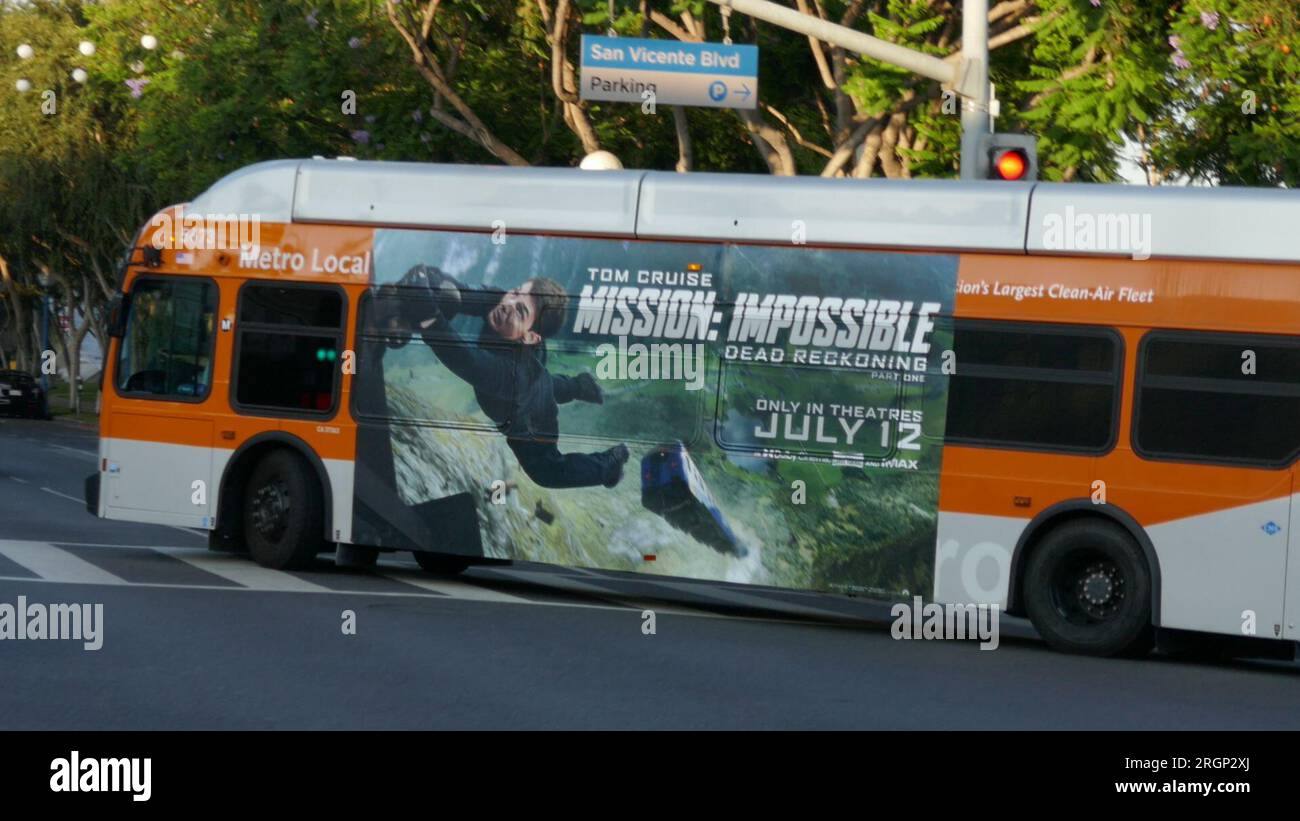 Los Angeles, California, USA 10th August 2023 Tom Cruise Mission ...