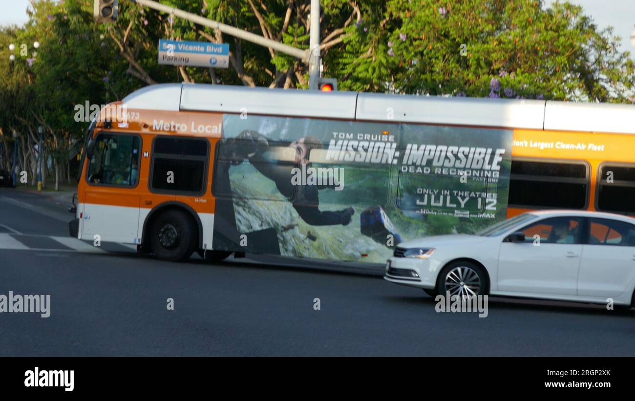 Los Angeles, California, USA 10th August 2023 Tom Cruise Mission ...