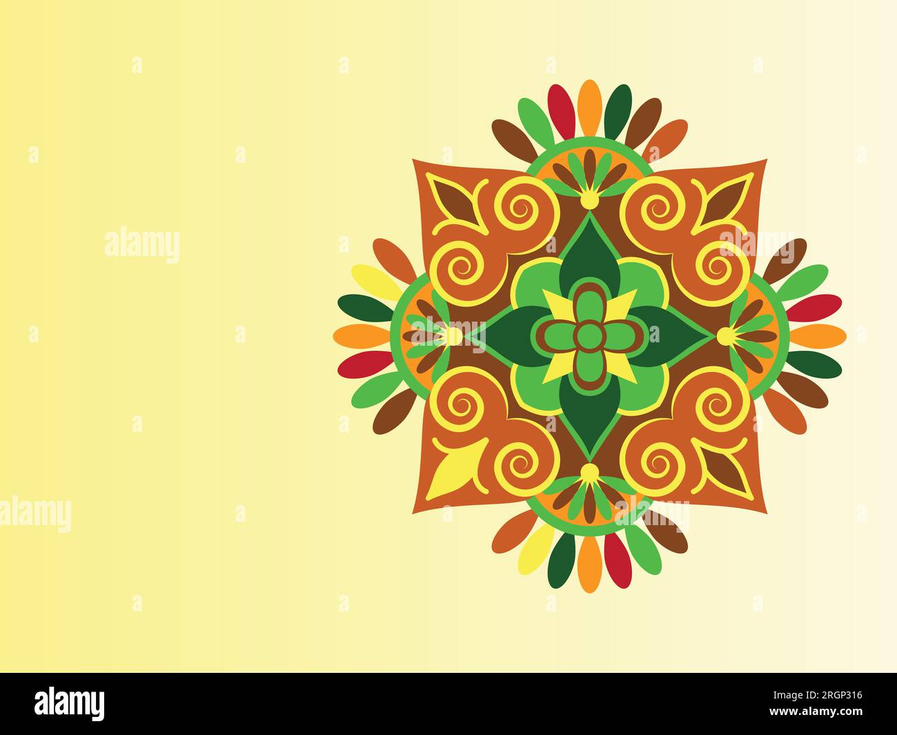 Simple Mandala Background for Adults and Kids with Fun Ayesha Stock ...