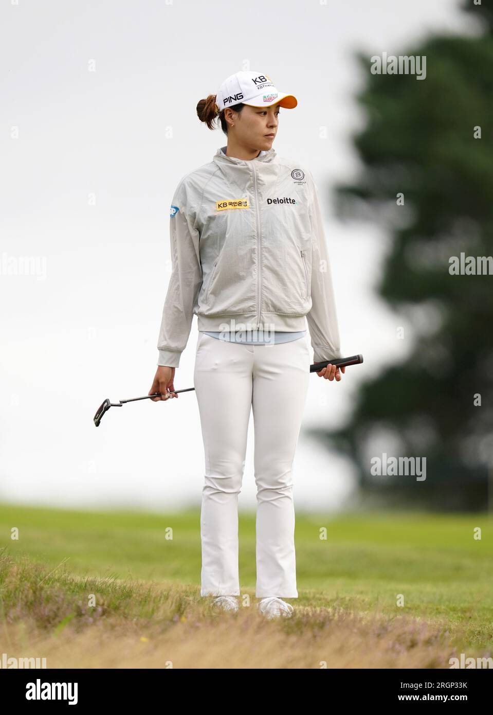 Chun In-gee of South Korea on the 3rd fairway during day two of the ...