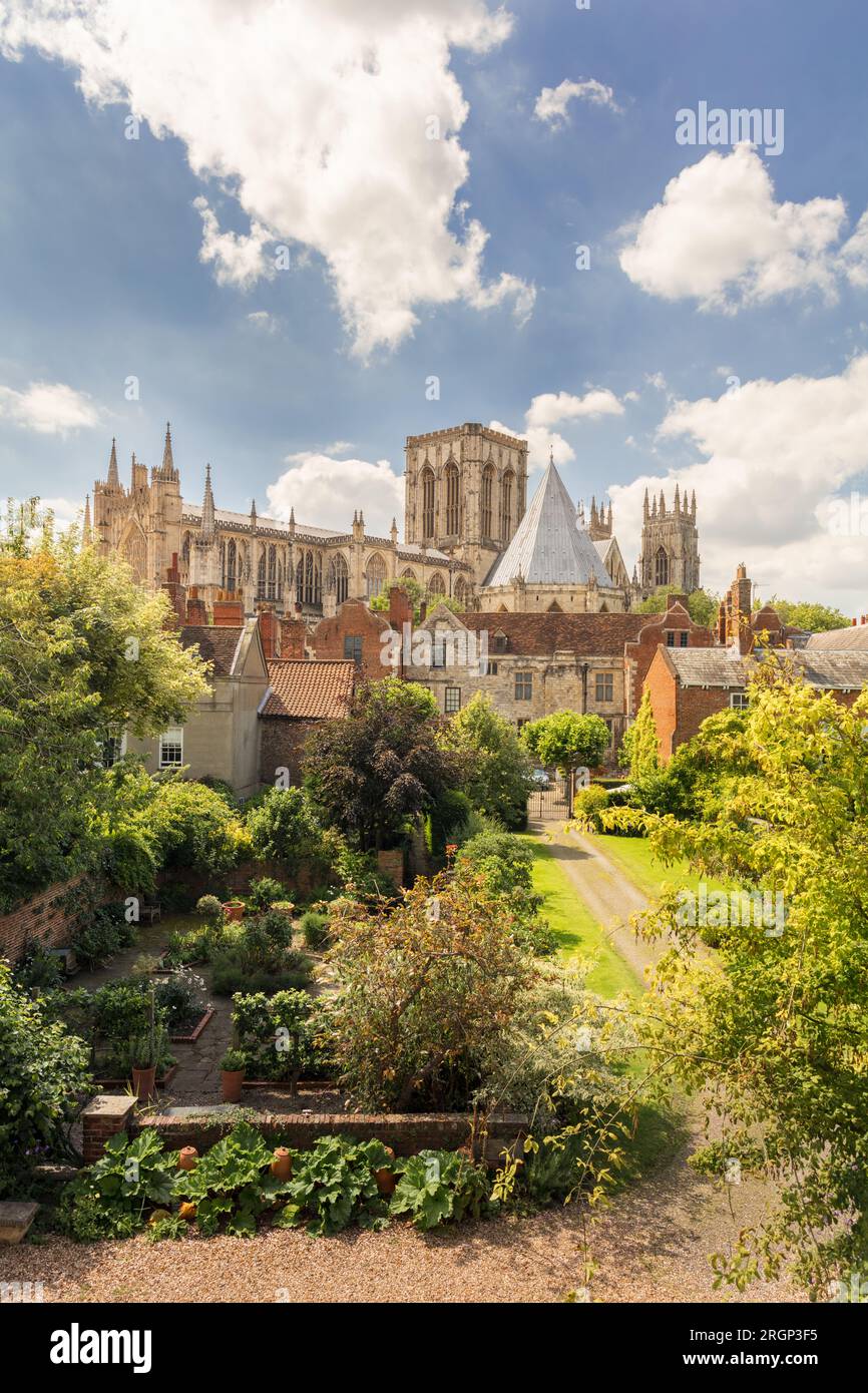 York Minster. York Viewed from the Roman walls Stock Photo - Alamy