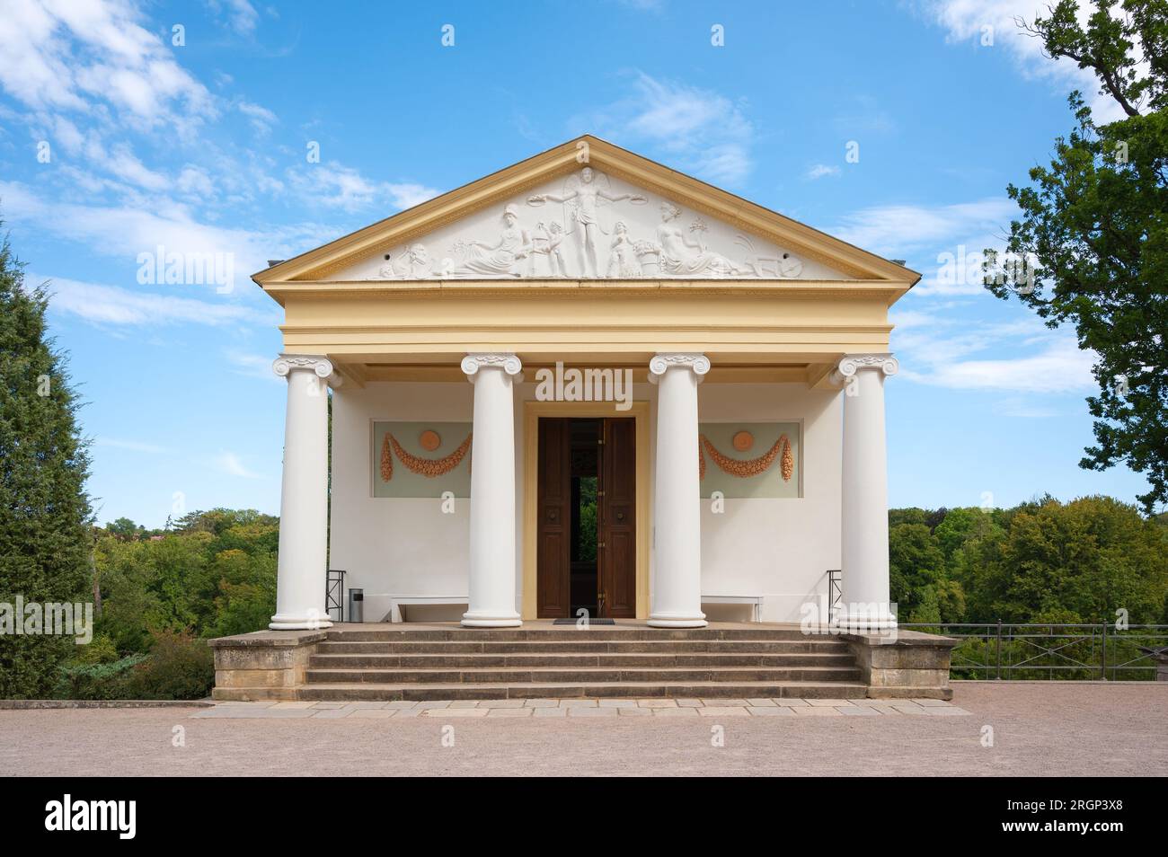 The so called Römisches Haus or Roman House in Weimar, Germany Stock ...