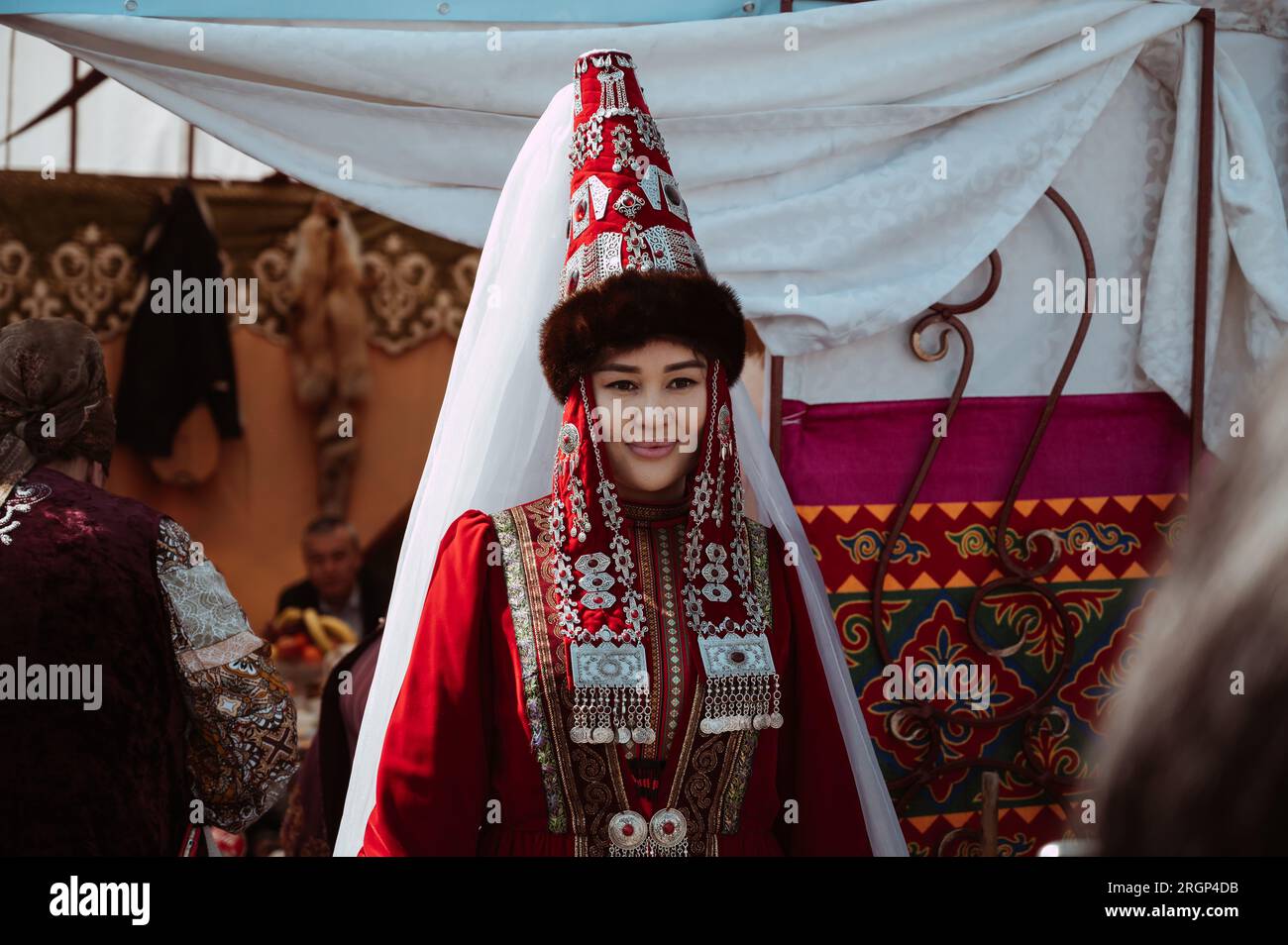 Kazakh national costume hi-res stock photography and images - Alamy