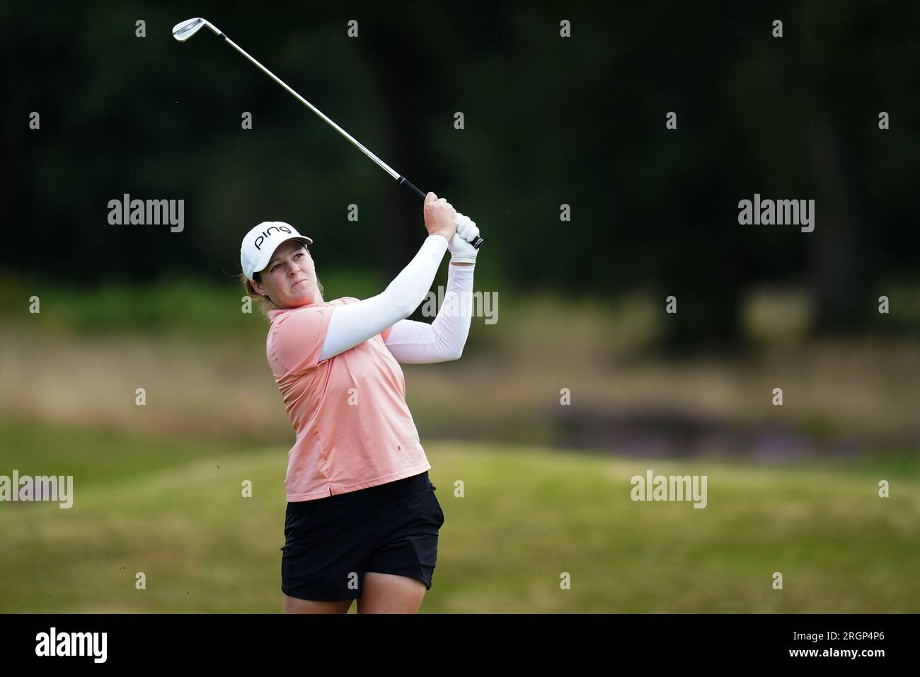 Ally Ewing of the USA on the 4th fairway during day two of the 2023 AIG ...