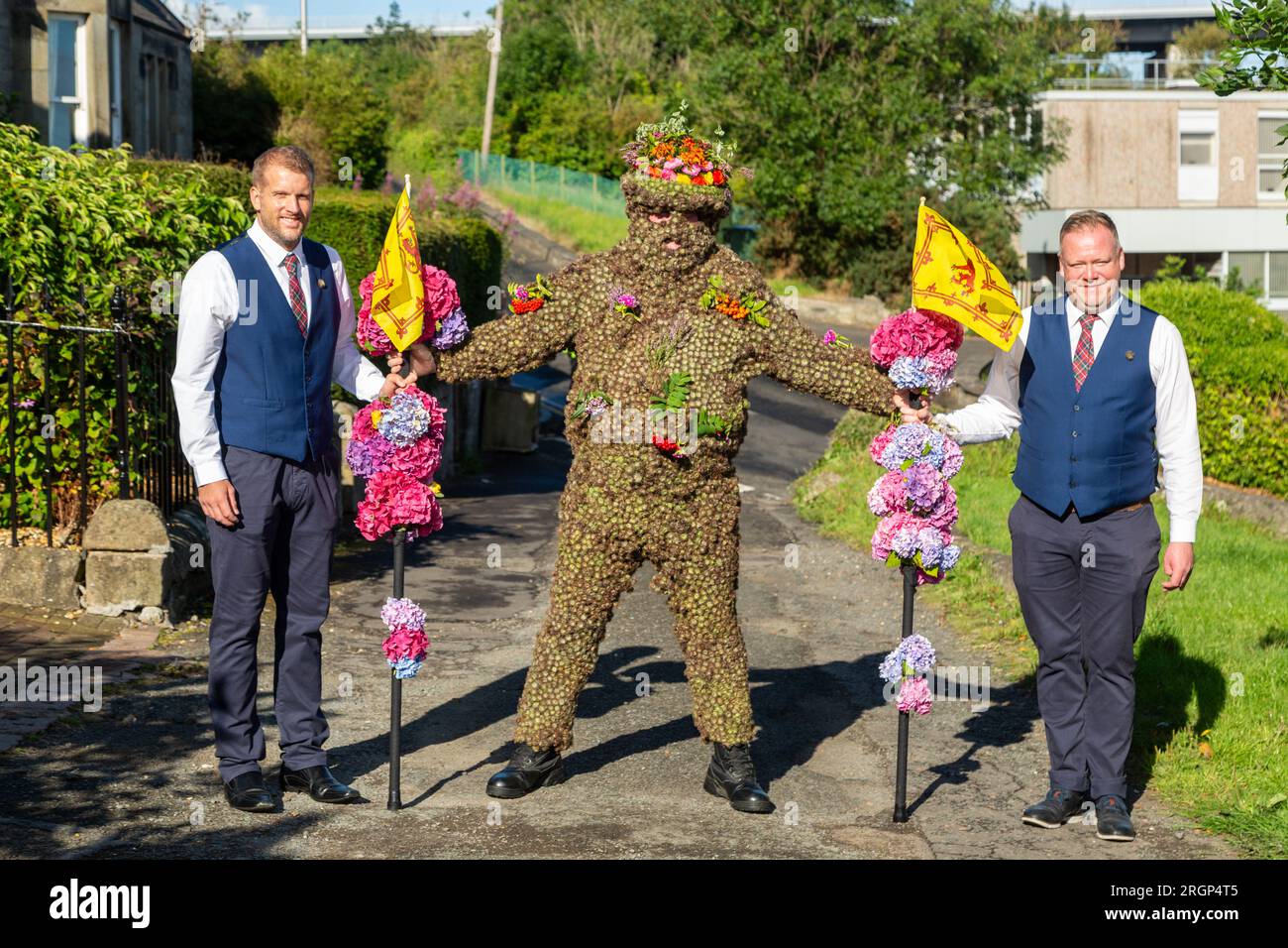 Burry man burry man parade hi-res stock photography and images - Alamy