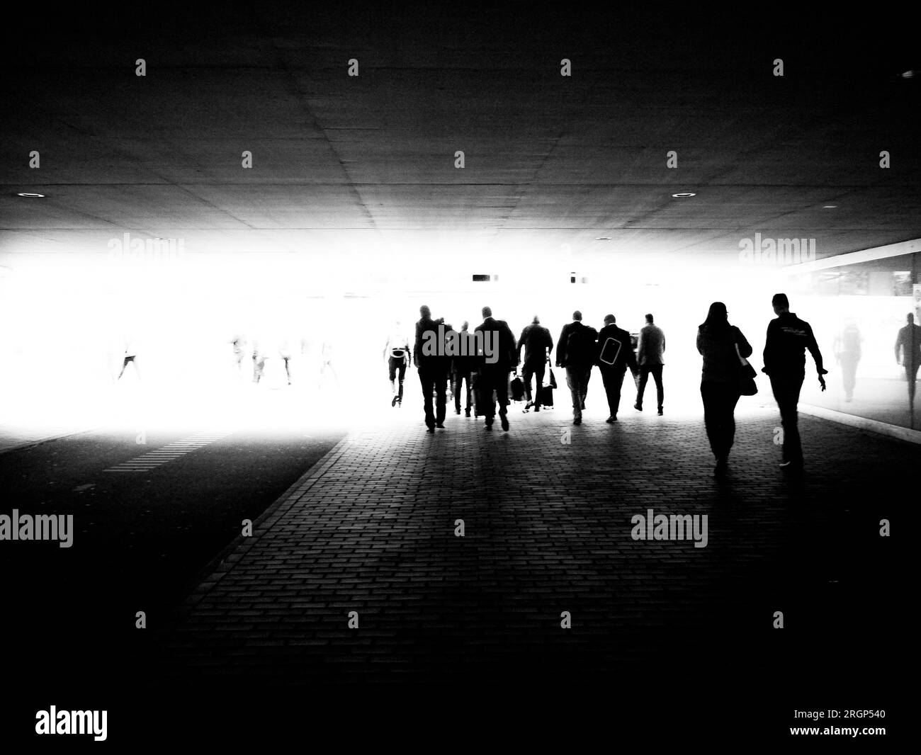 Man walking home after work hi-res stock photography and images - Alamy