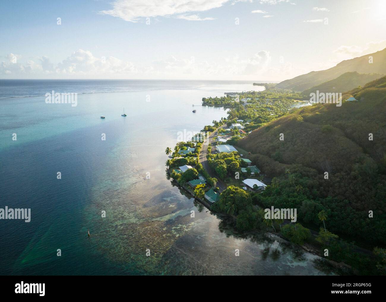 Small village on the coast hi-res stock photography and images - Alamy