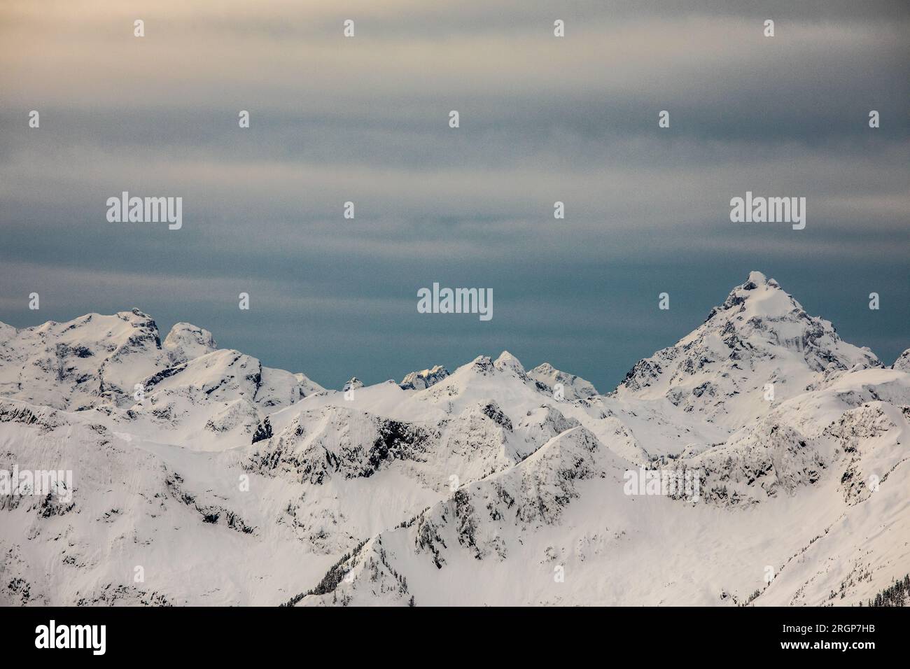 Canada mountains birds eye view hi-res stock photography and images - Alamy