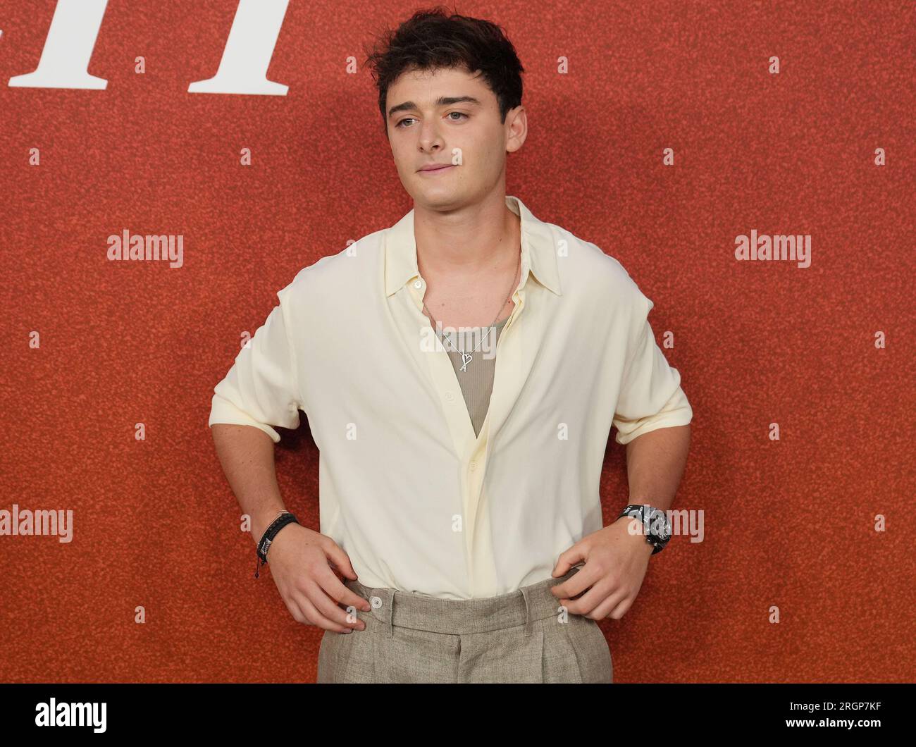 Los Angeles, USA. 10th Aug, 2023. Noah Schnapp arrives at the Variety ...