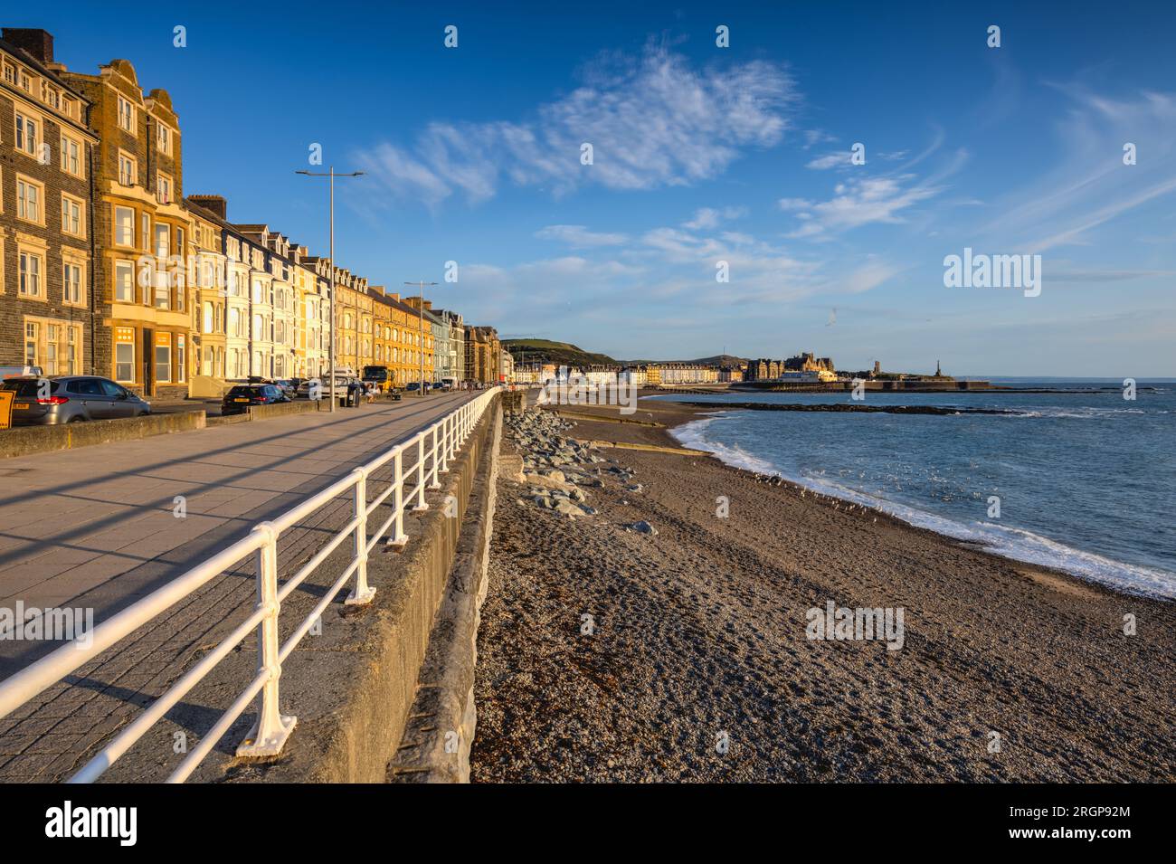 Aberystwyth is a seaside resort situated on the Welsh coast Stock Photo ...