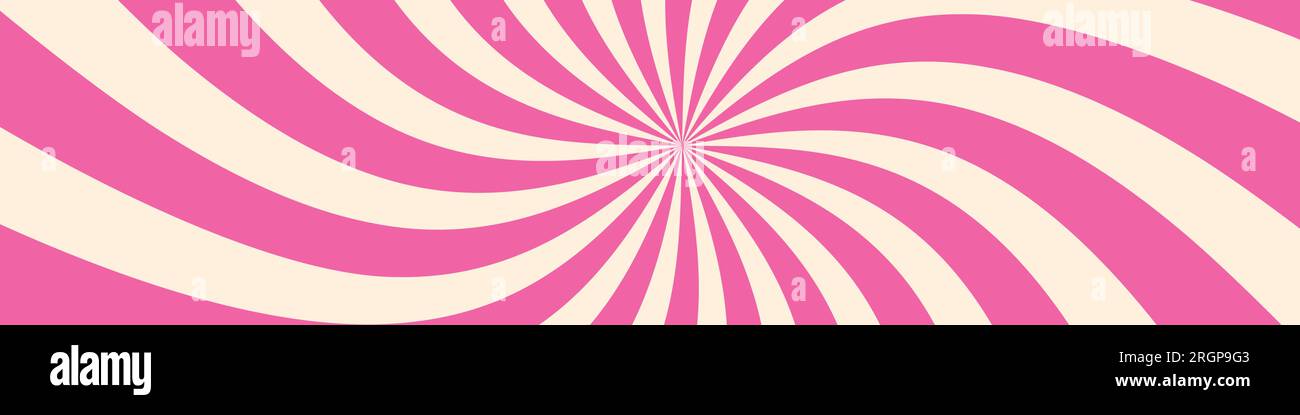 Pink ice cream and candy swirl background, lollipop vortex patterns ...