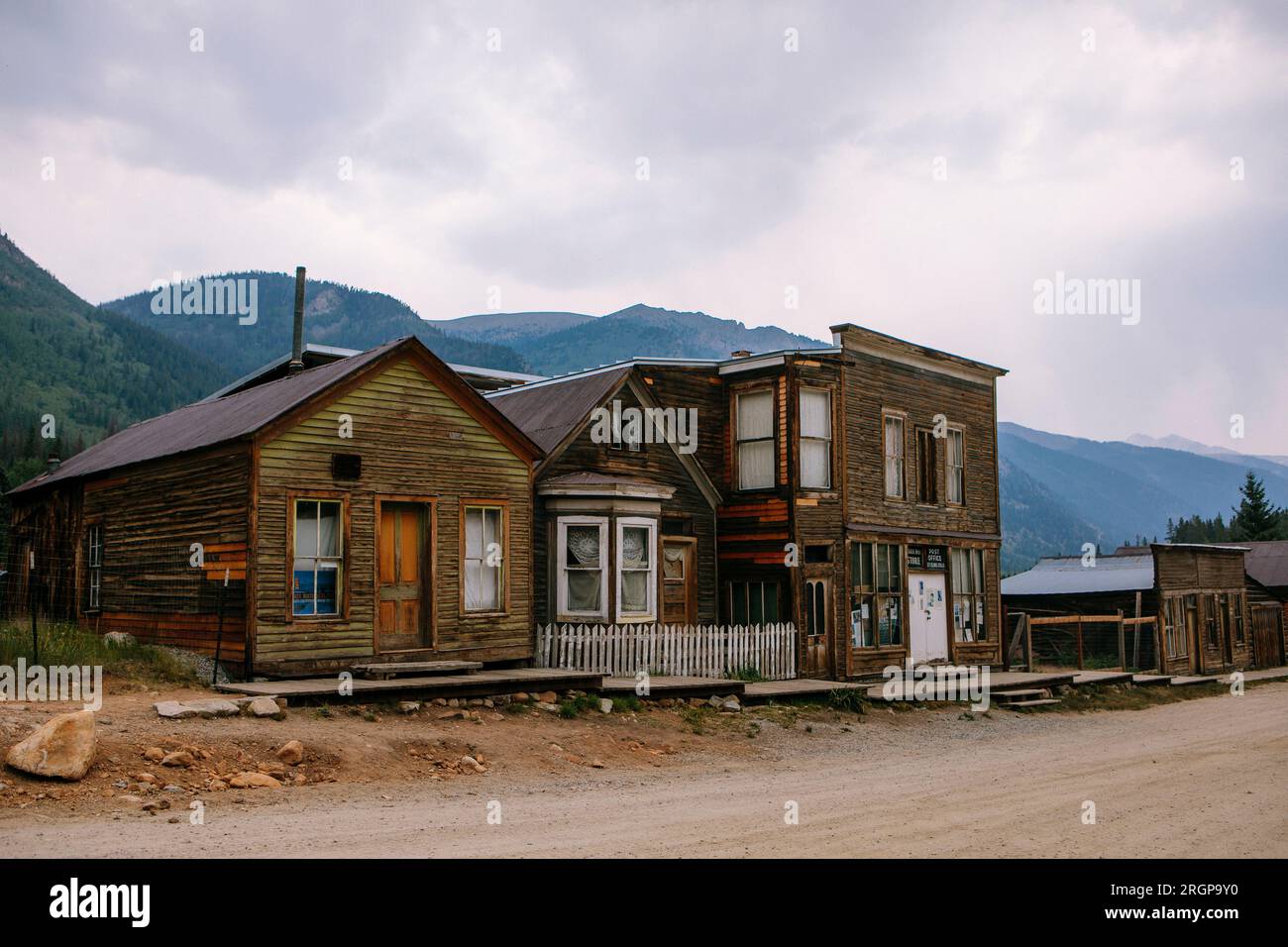 The historic ghost town of St. Elmo, CO Stock Photo - Alamy