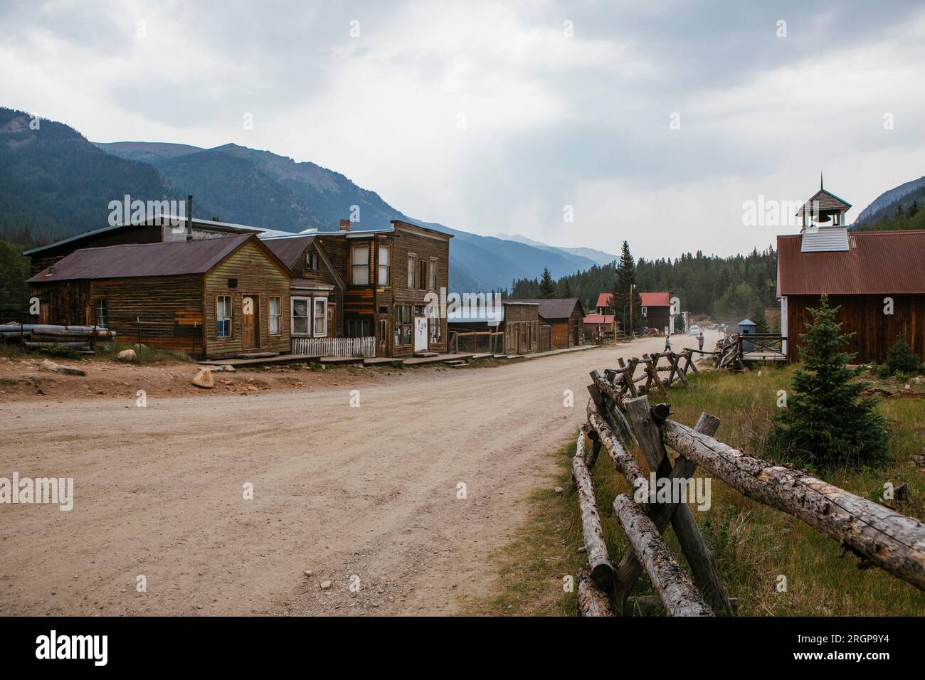 The historic Colorado ghost town of Saint Elmo Stock Photo - Alamy