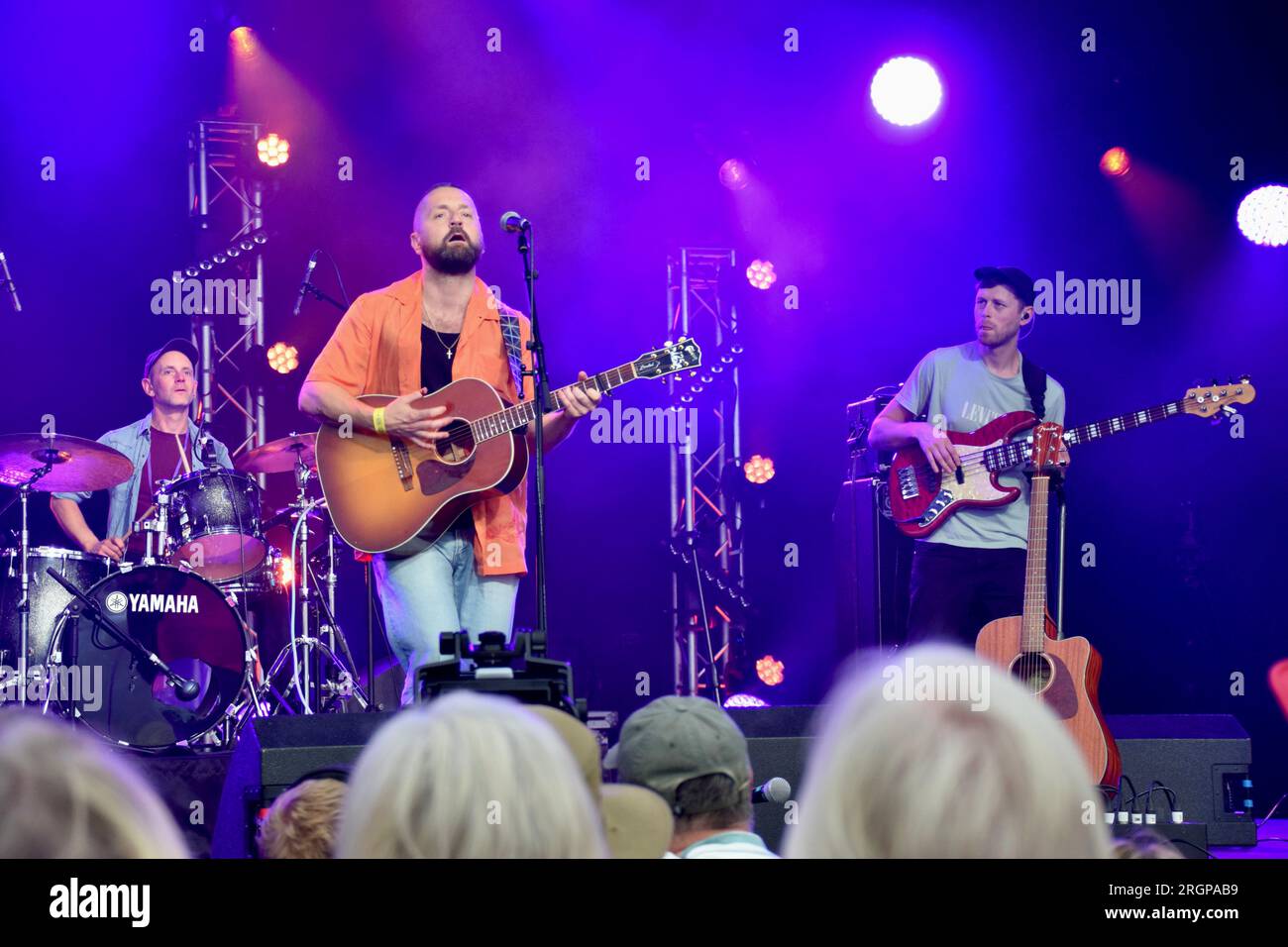 Blue Rose Code live on stage at The Cambridge Folk Festival, England ...