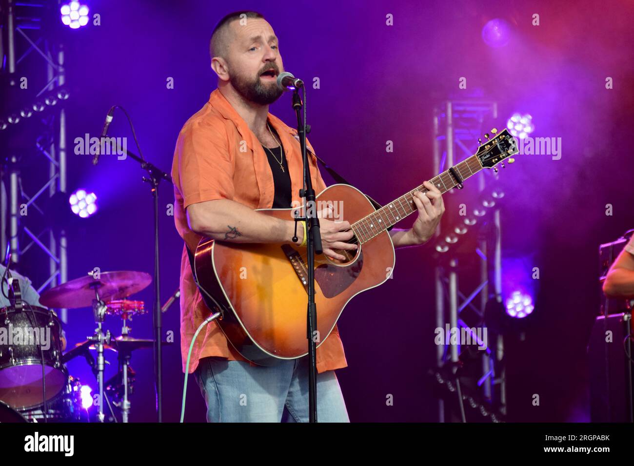 Blue Rose Code live on stage at The Cambridge Folk Festival, England ...