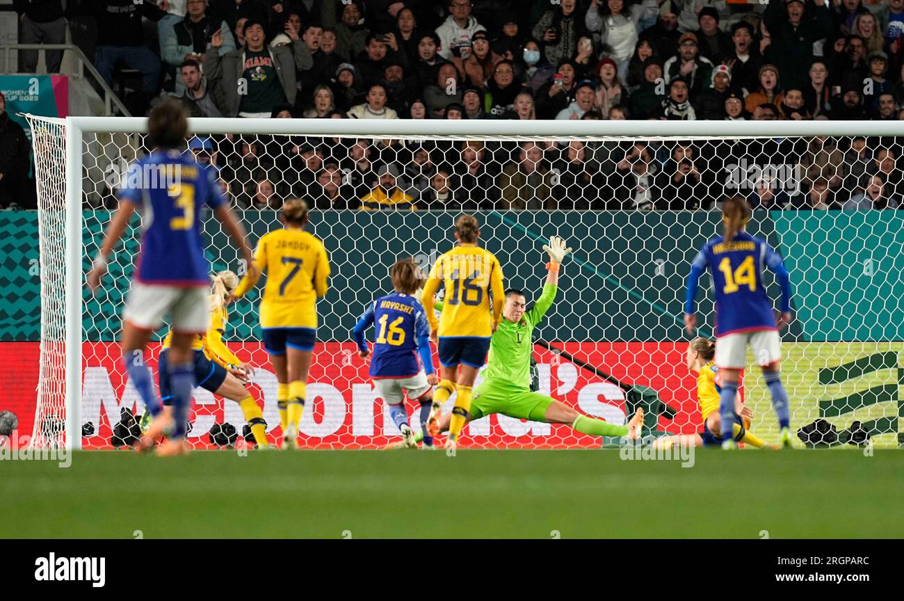 August 11 2023: Honoka Hayashi (Japan) scores the teams first goal ...