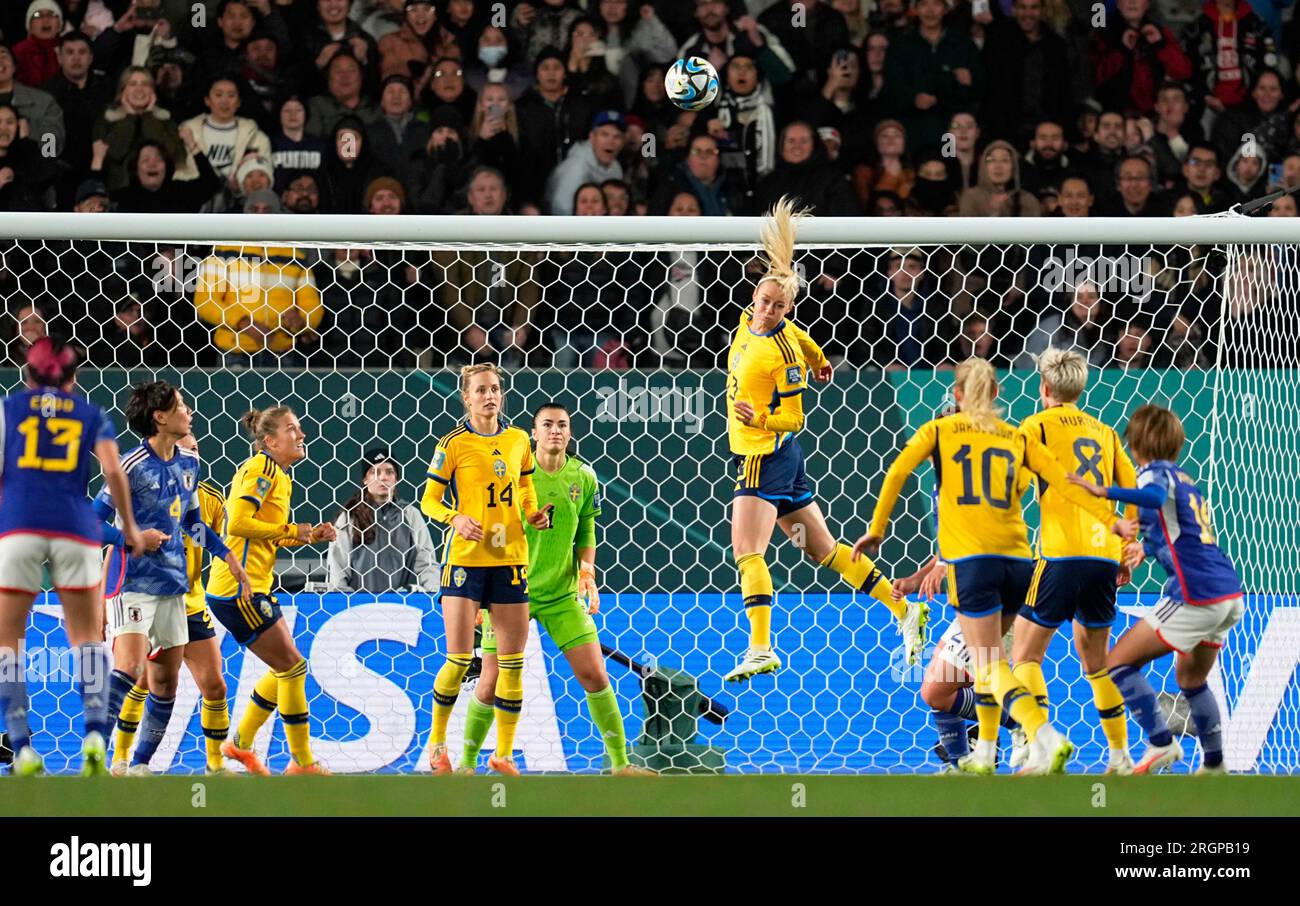 August 11 2023: Amanda Ilestedt (Sweden)h heads during a game, at ...