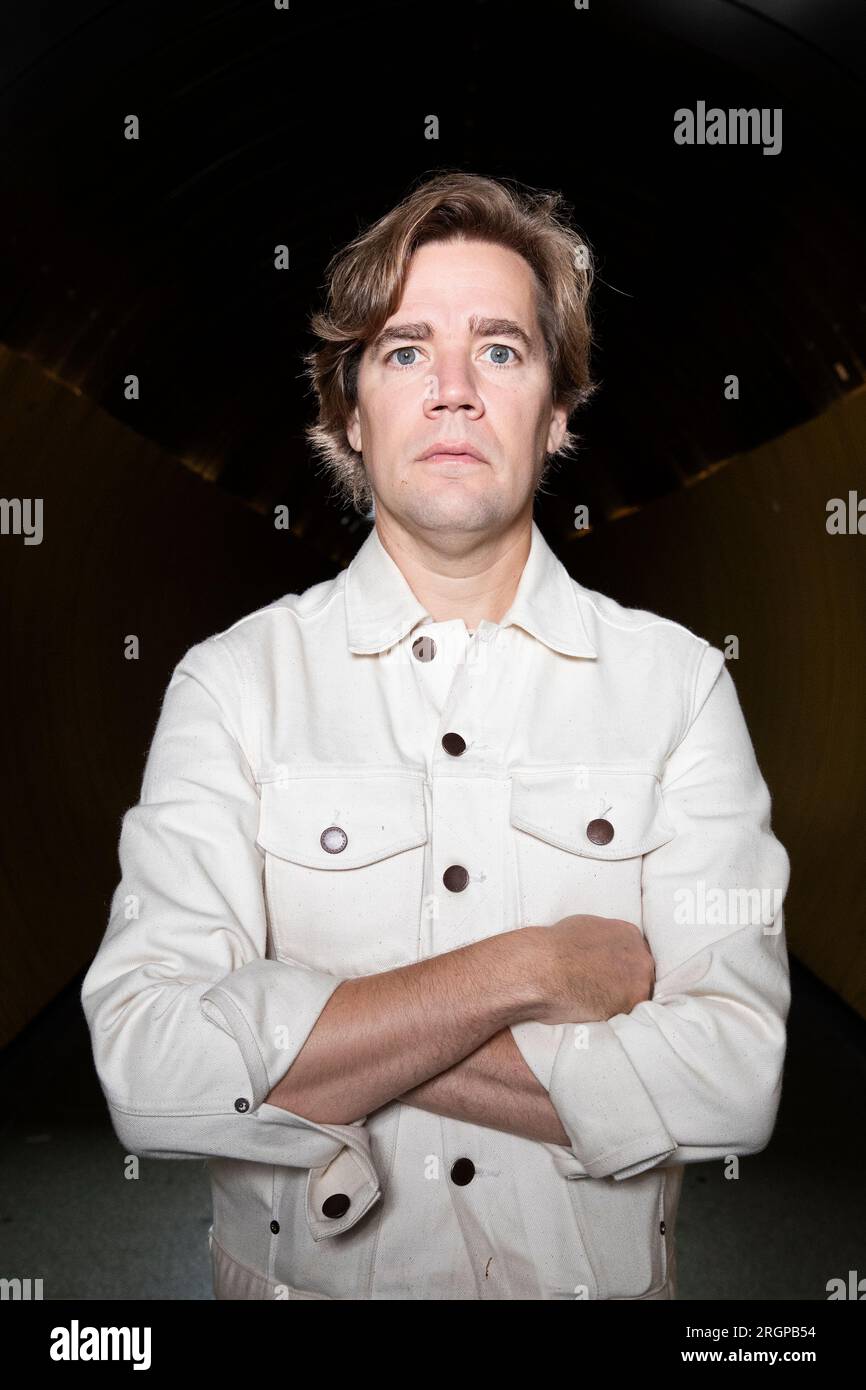 Singer Pelle Almqvist (Howlin' Pelle), from Swedish rock band The Hives ...