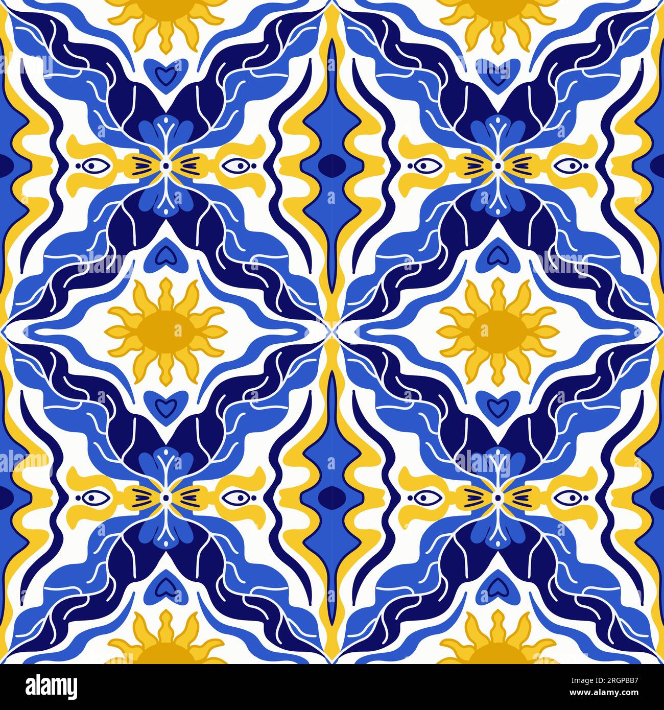 Maiolica floor Stock Vector Images - Alamy