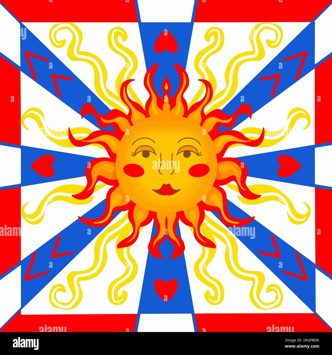 Ceramic sun art Stock Vector Images - Alamy