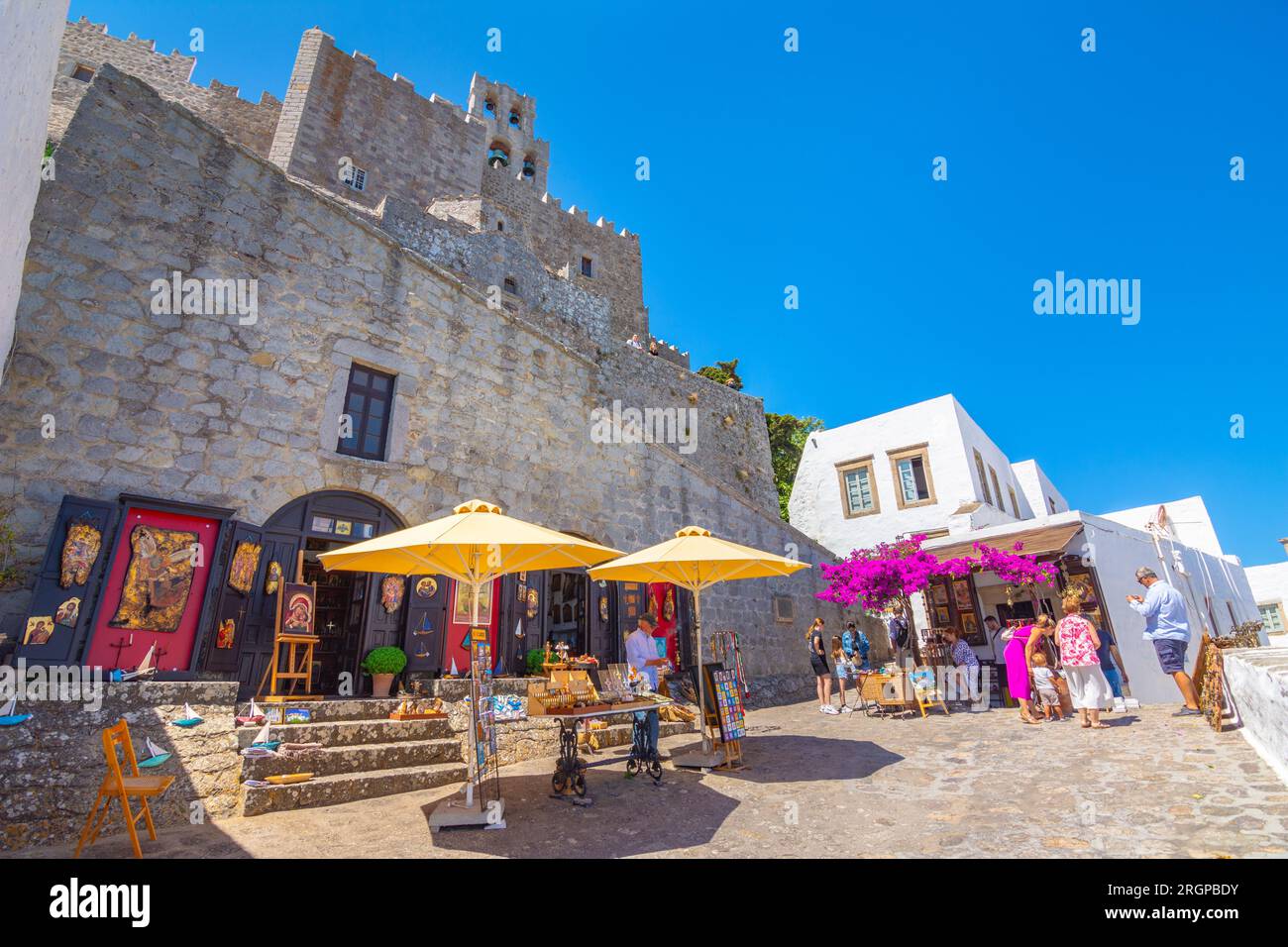 Greece patmos cruise ship hi-res stock photography and images - Alamy
