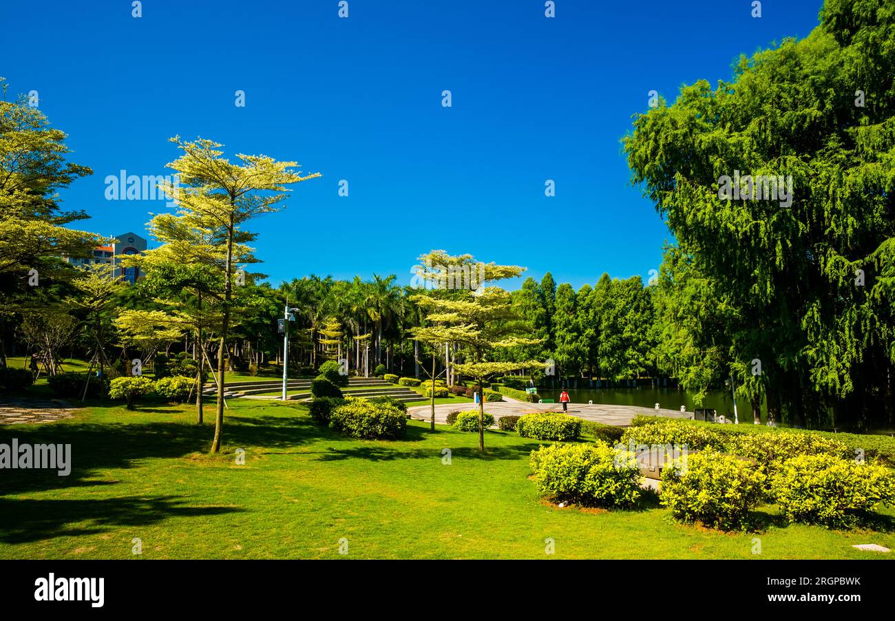 Beautiful campus of Xiamen University Stock Photo - Alamy