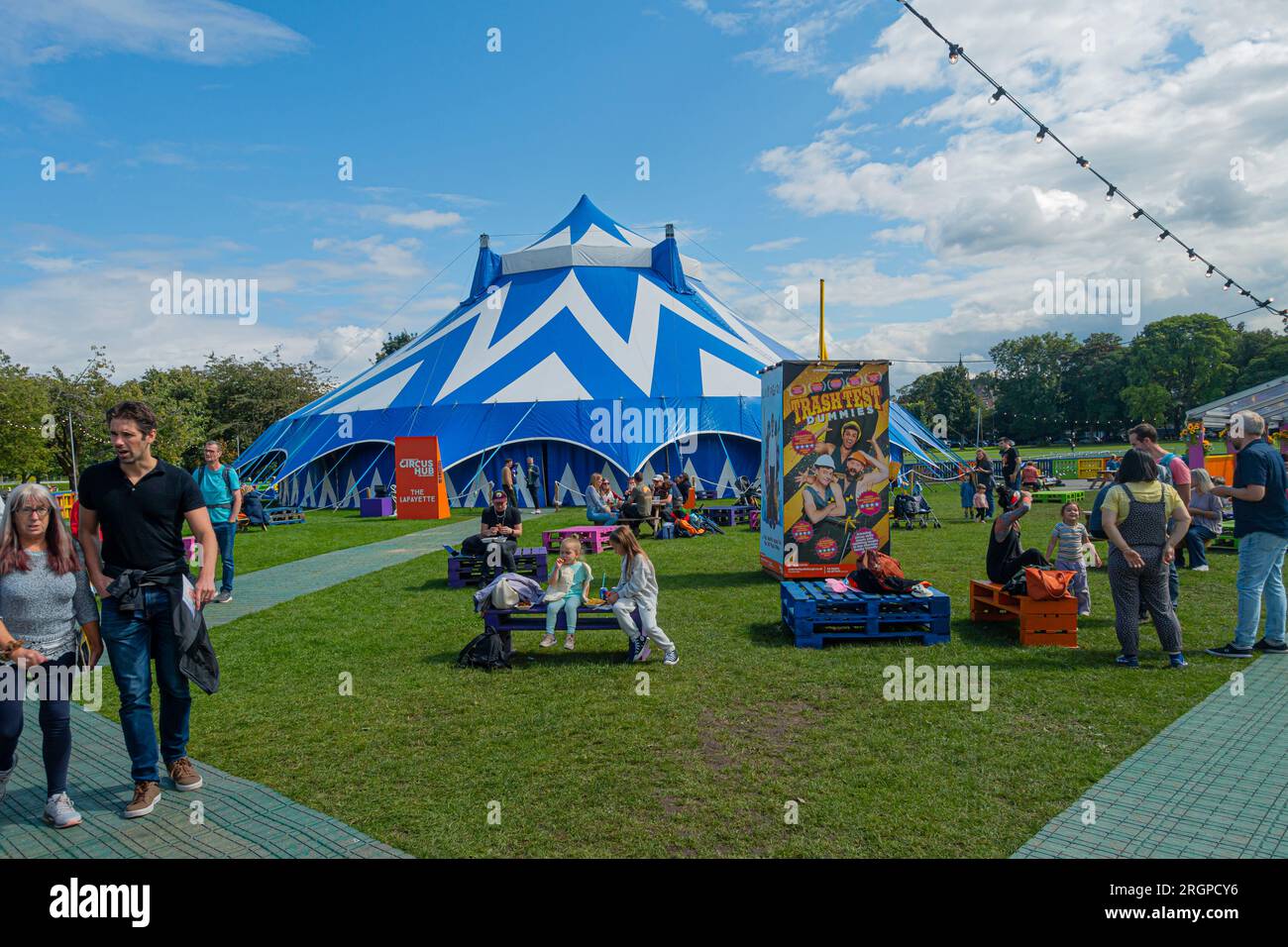 Circus tent outdoors hi-res stock photography and images - Alamy