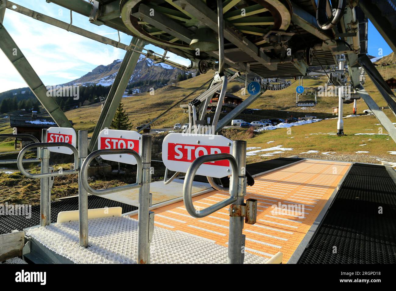 Grand Bornand ski resort, Haute Savoie, French Alps Stock Photo - Alamy