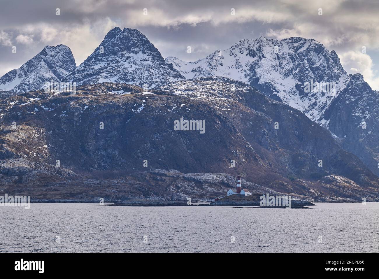 The Cast Iron Constructed Landegode Lighthouse, Built In 1902, Located ...