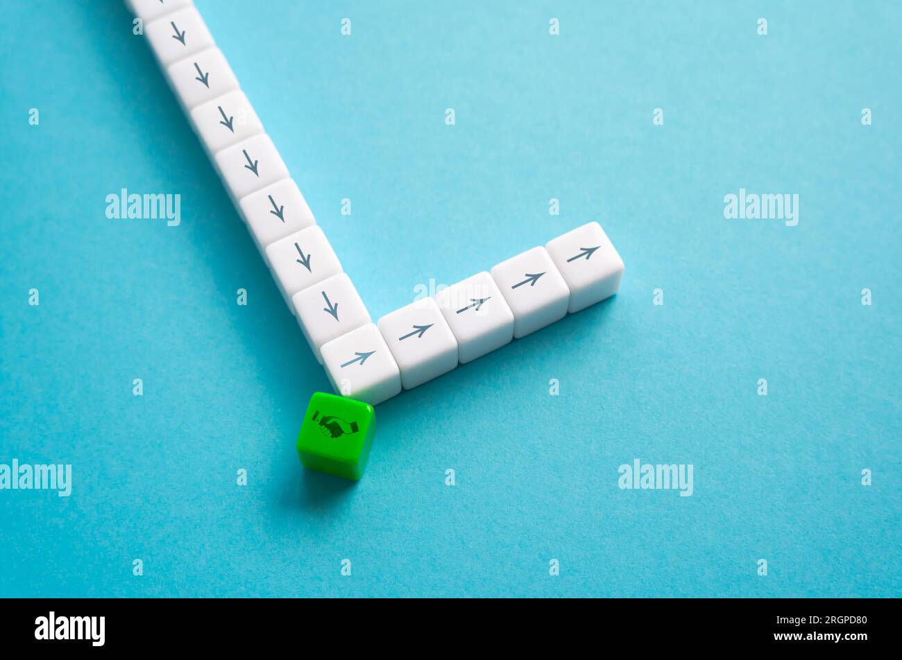 Reach an agreement and start growing. Business deal, a collaborative ...