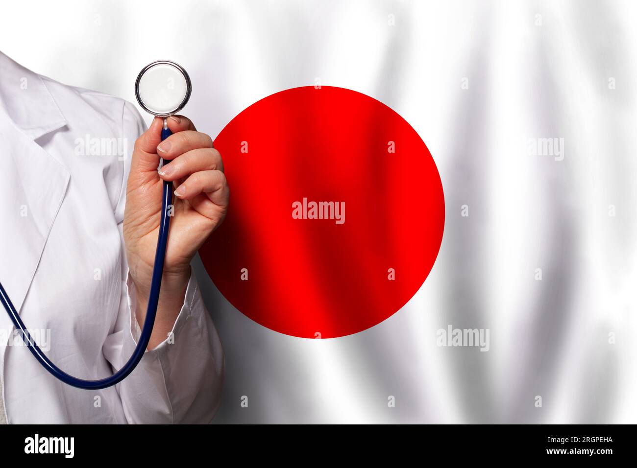 Stethoscope with japanese flag hi-res stock photography and images - Alamy