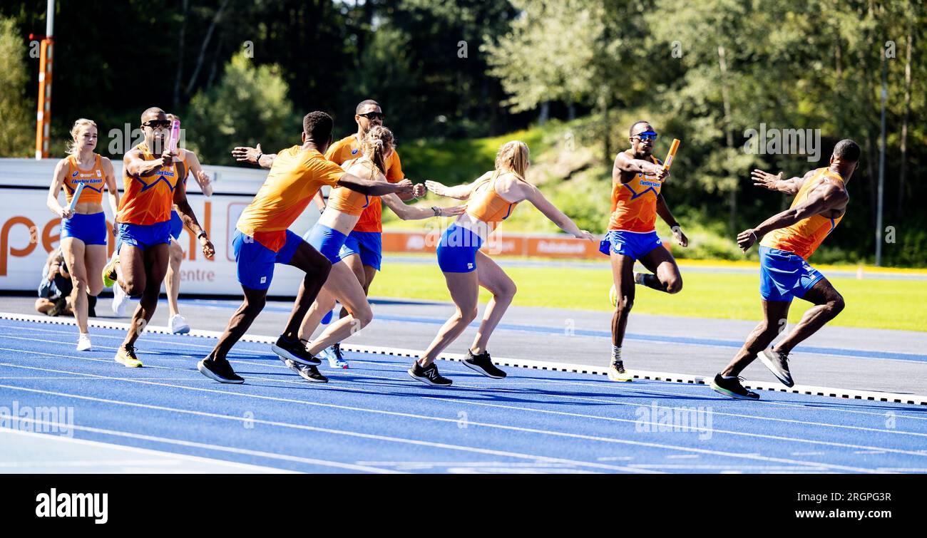 ARNHEM - Training of the Dutch World Championship athletics team ahead ...