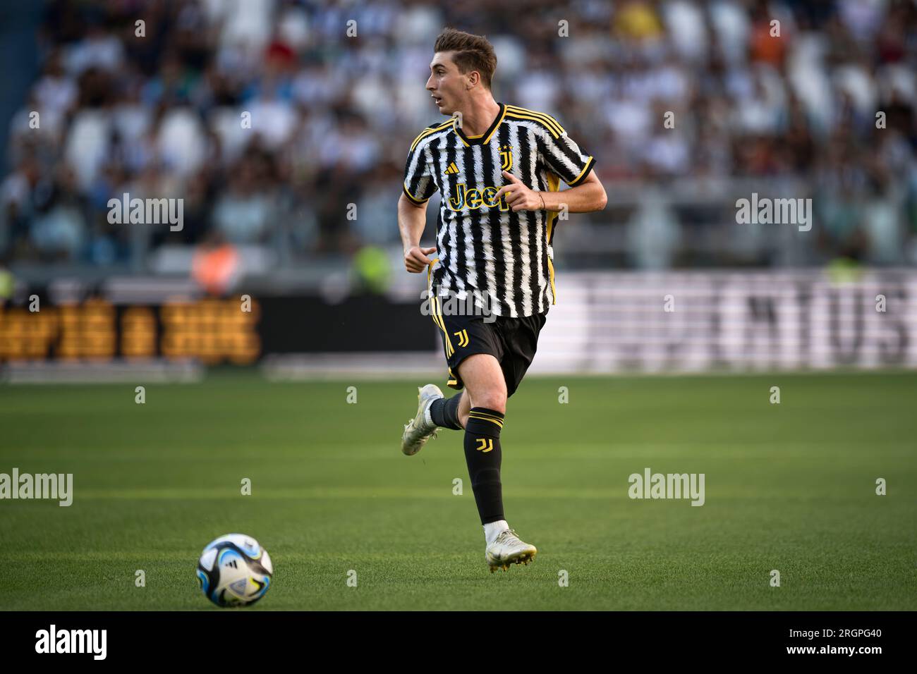Fabio Miretti of Juventus FC in action during the friendly football ...