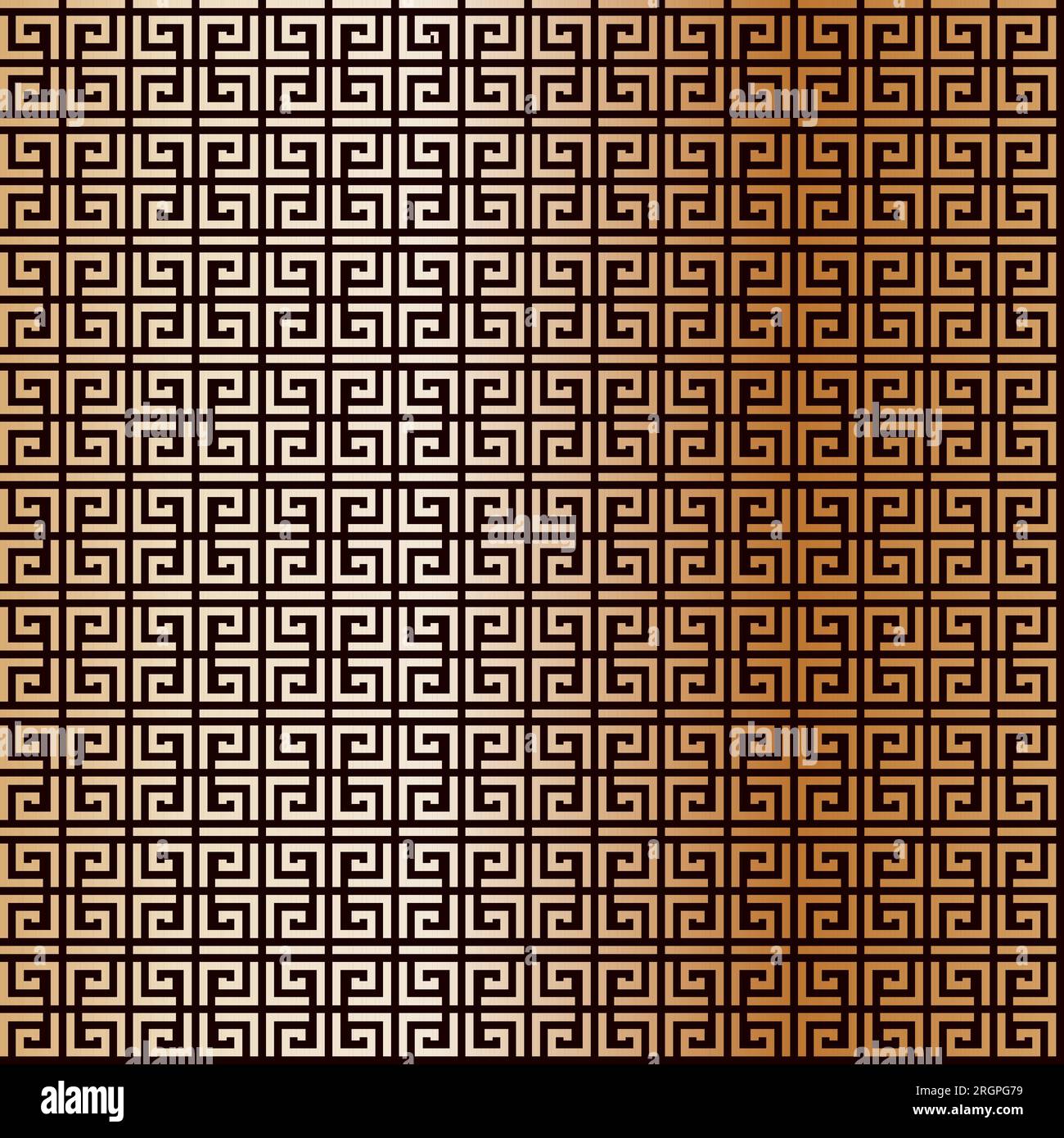 Exquisite minimalistic golden geometric art deco illustration. Greek or ...