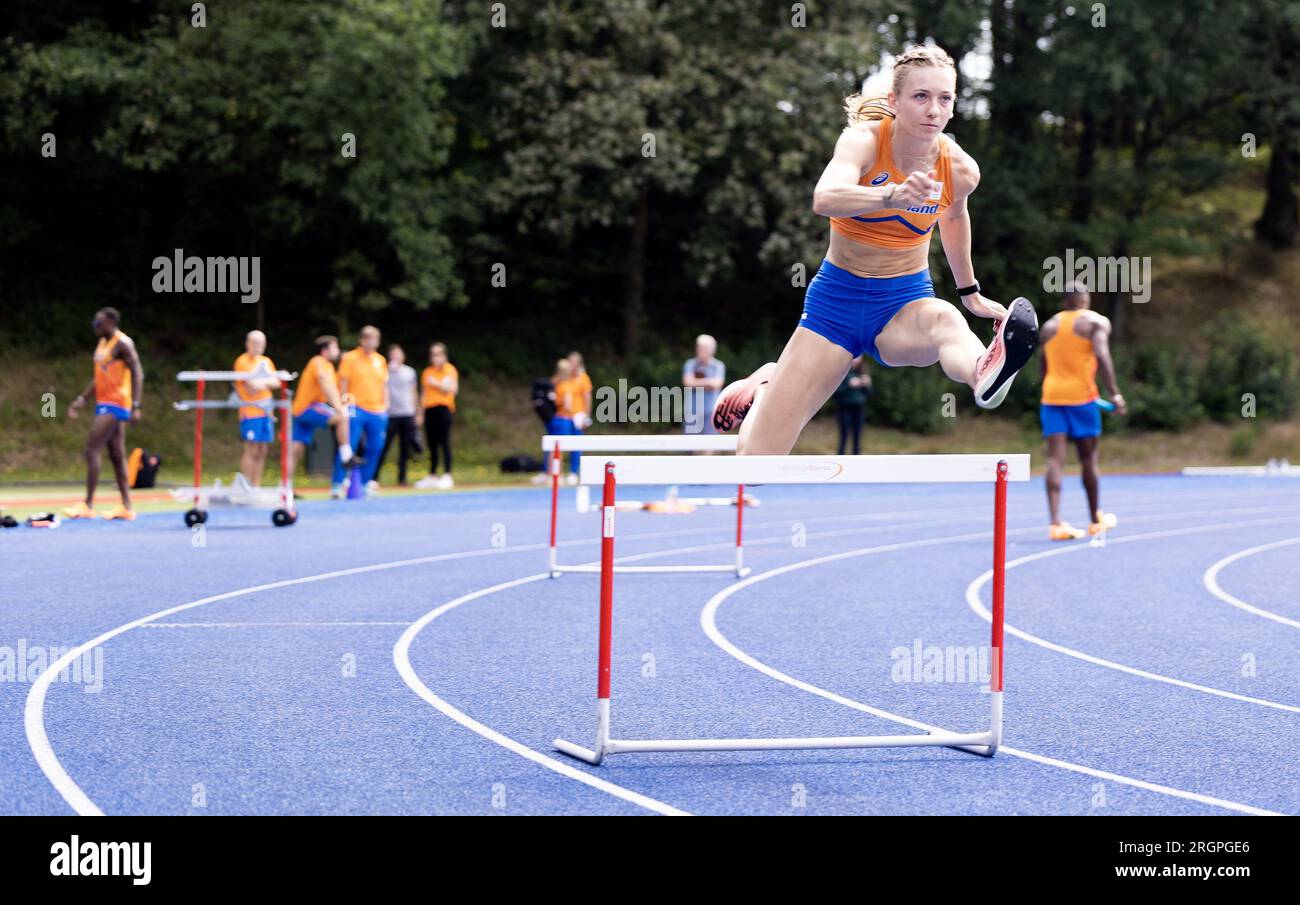 ARNHEM - Femke Bol during the training of the Dutch World Championship ...