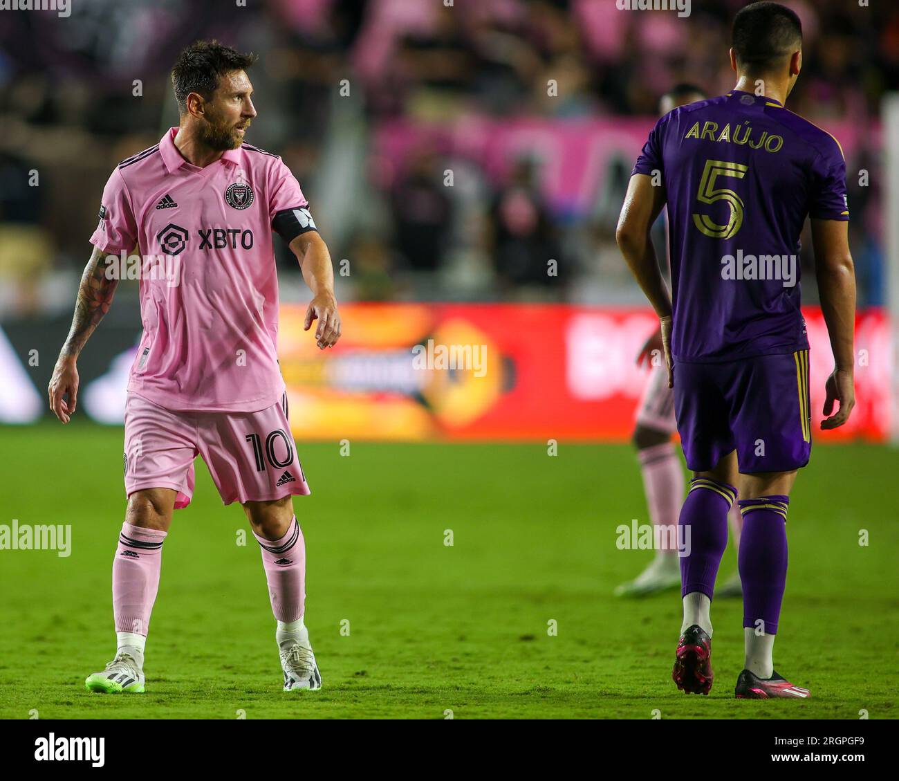 Fort Lauderdale, Florida, USA, 11th, August, 2023. Lionel Messi at the ...