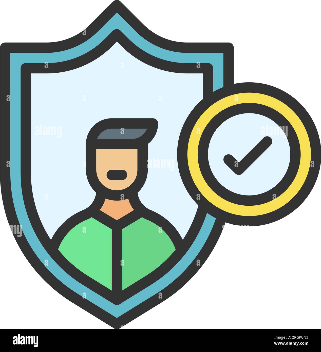 Authentication Icon image. Suitable for mobile application Stock Vector ...