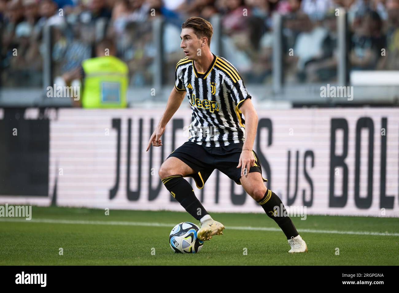 Fabio Miretti of Juventus FC in action during the friendly football ...